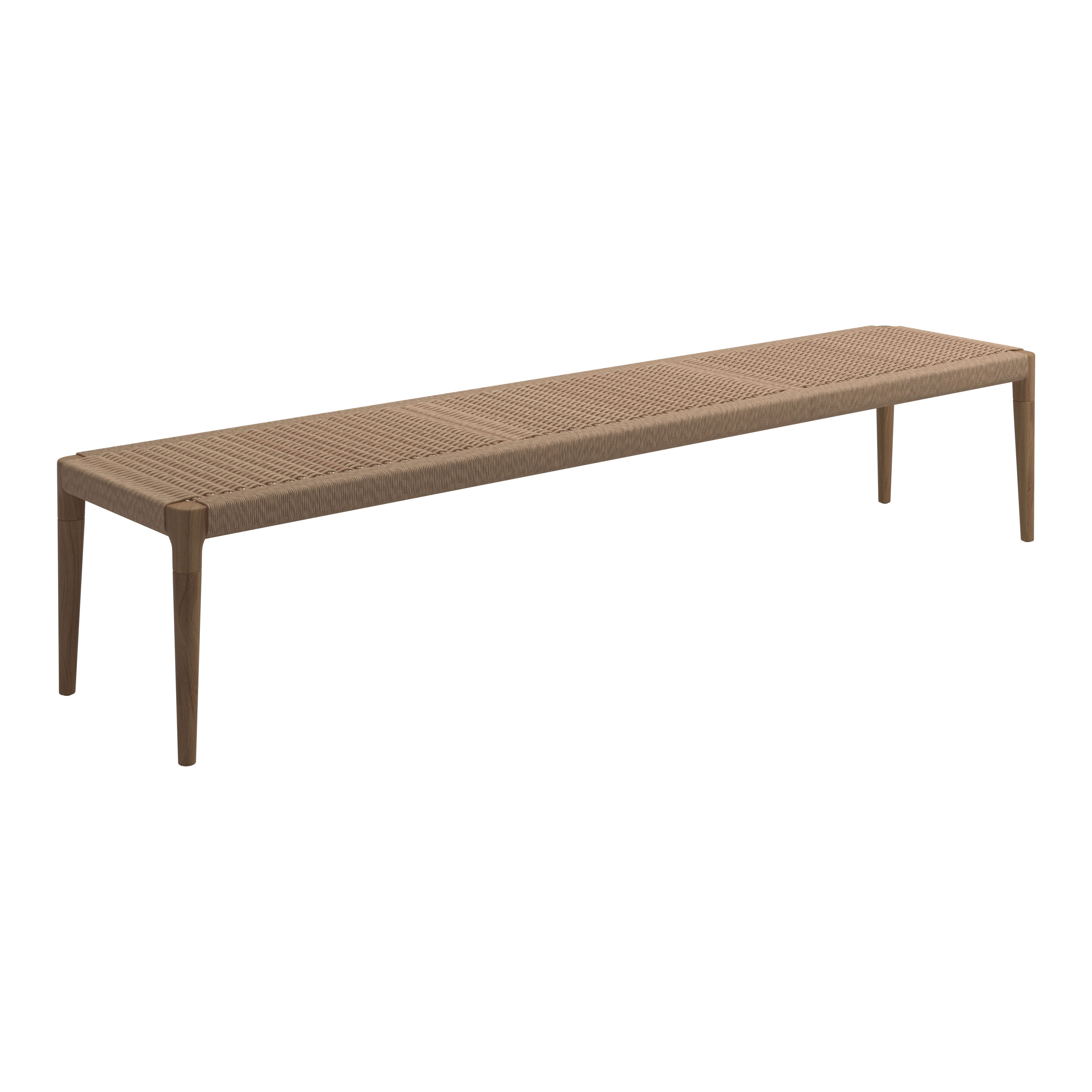 Gloster Lima 88" Backless Teak Dining Bench | AuthenTEAK