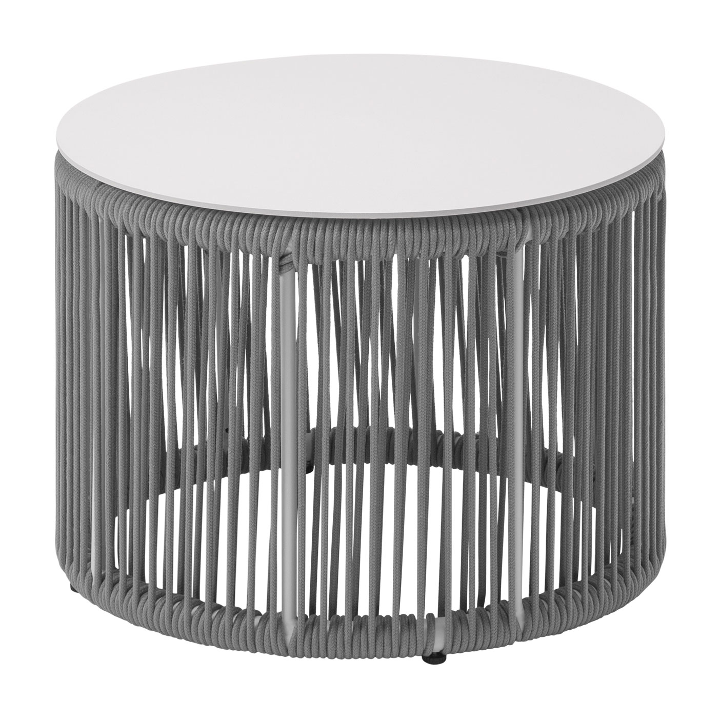 Source Furniture Skye 20" Aluminum Round Side Table | AuthenTEAK