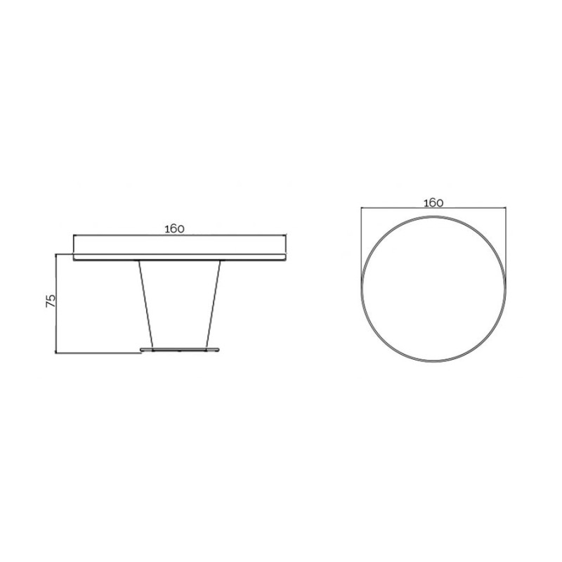 Skyline Design Ruby Round Dining Table | AuthenTEAK