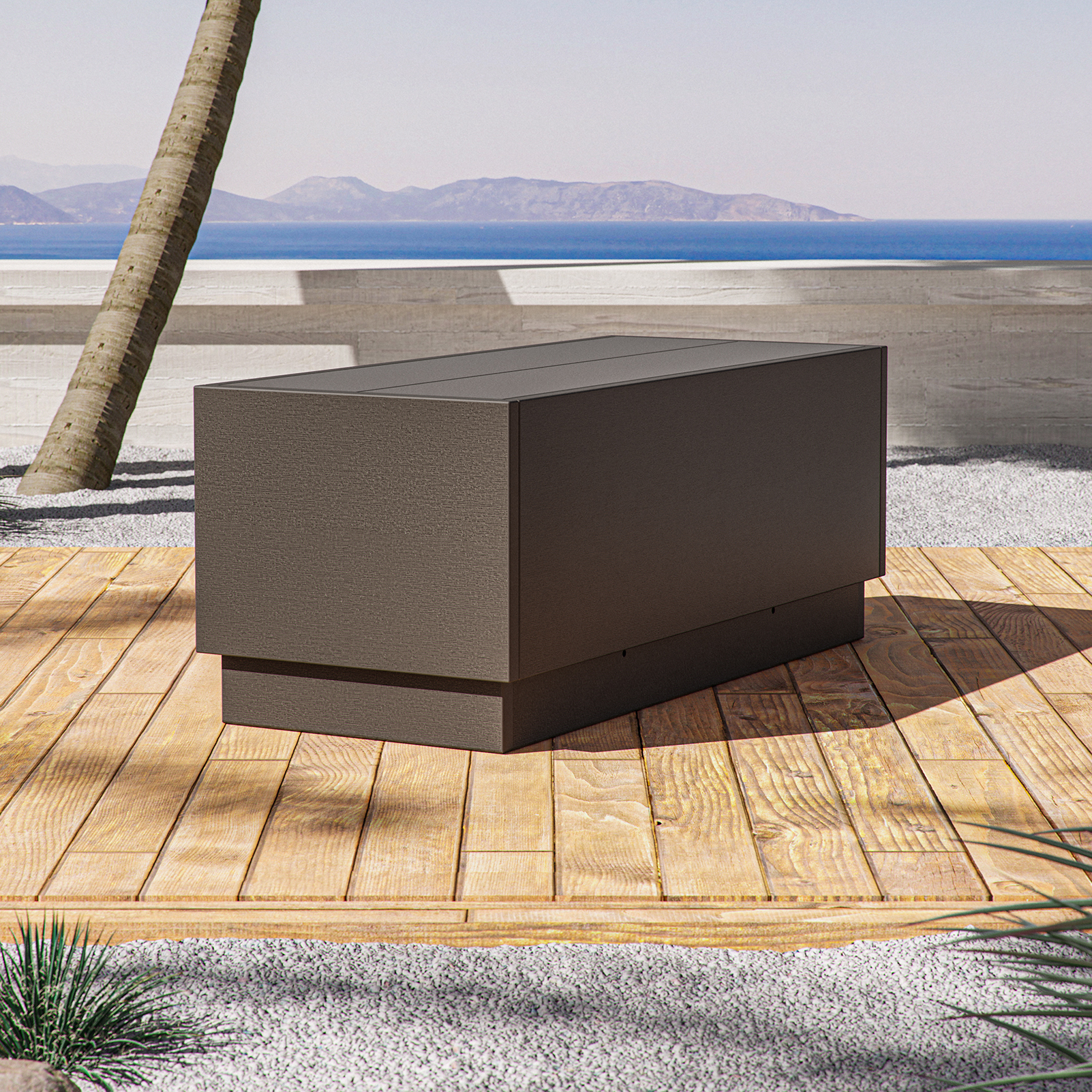 Polywood Elevate 36" Rectangular Modular End Table | AuthenTEAK