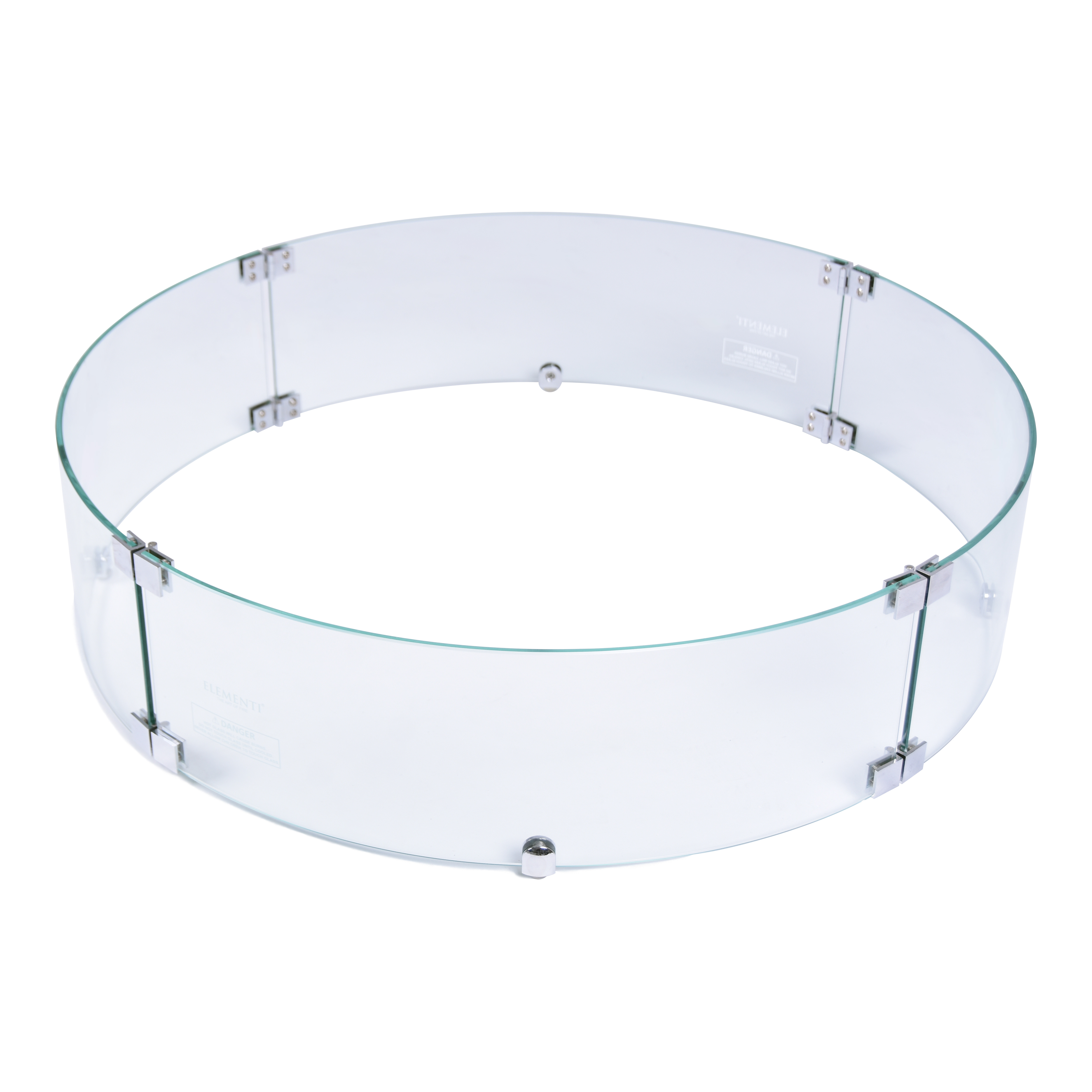 Elementi 25.2" Round Fire Pit Wind Screen | AuthenTEAK