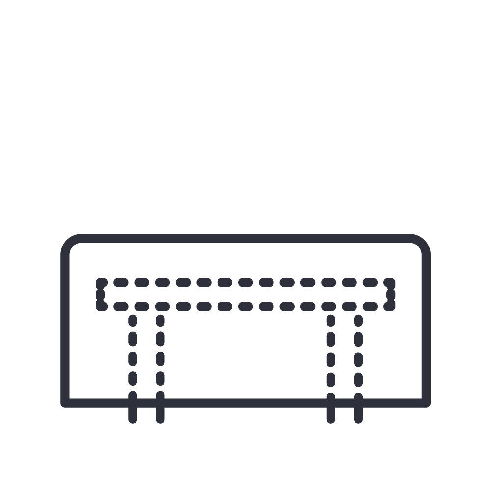 Gloster Lima 96" Rectangular Dining Table Protective Cover | AuthenTEAK