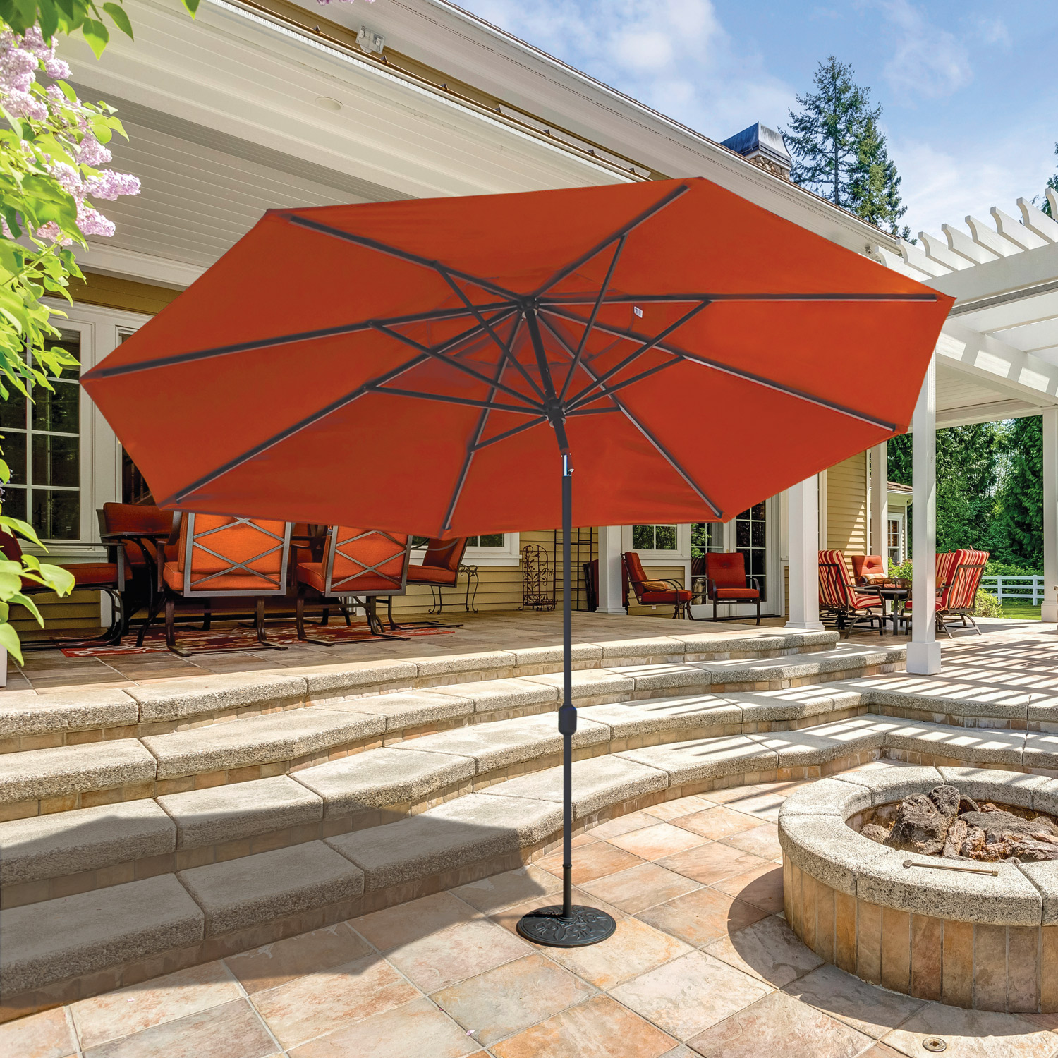 Galtech 8' x 11' Oval Market Replacement Canopy - SWV | AuthenTEAK