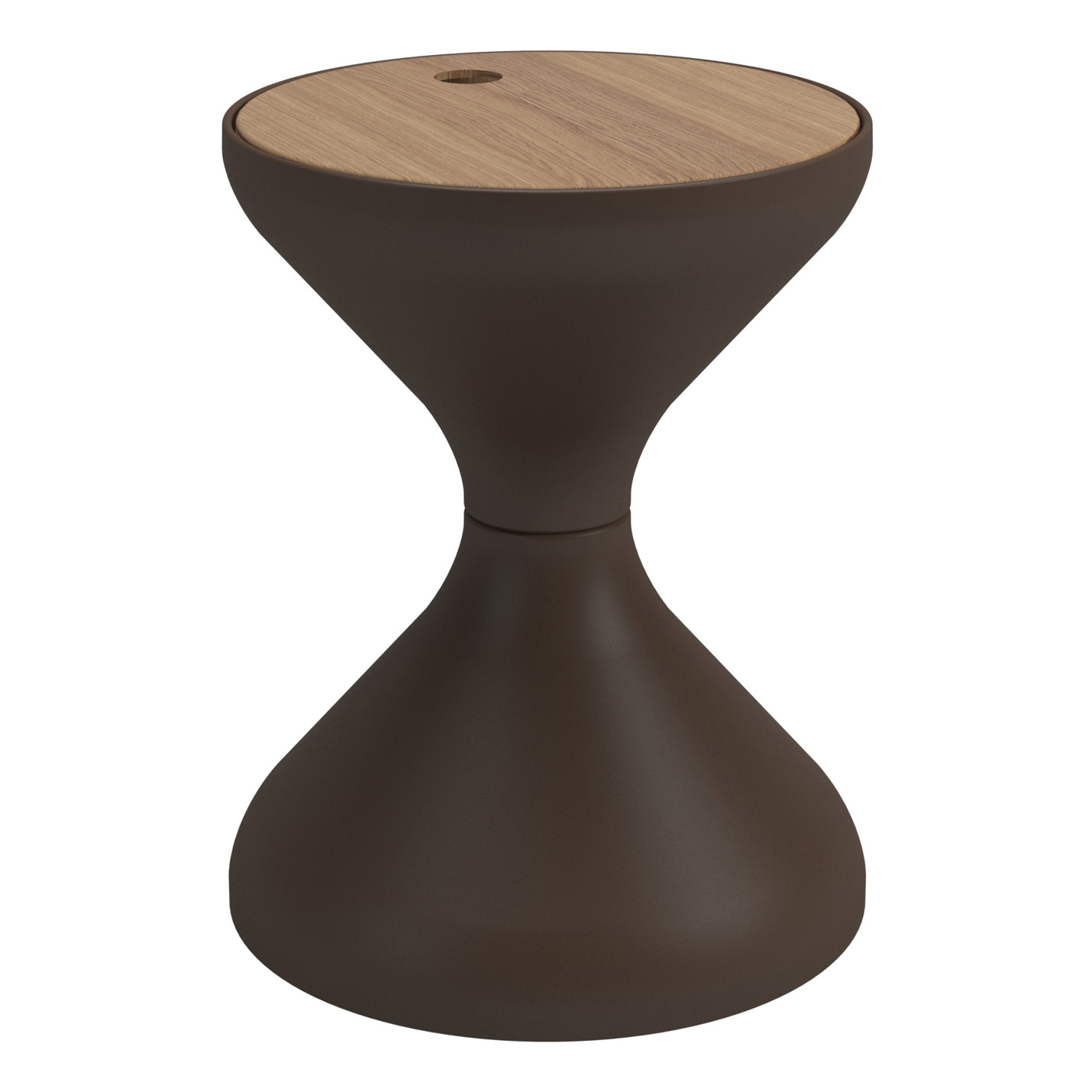 Gloster Bells 16" Aluminum Round Side Table with Ice Bucket Insert ...