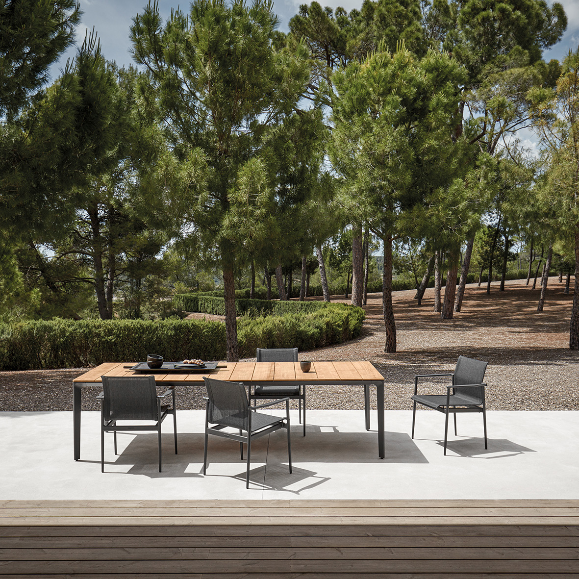 Gloster Carver 67" Teak Rectangular Dining Table | AuthenTEAK