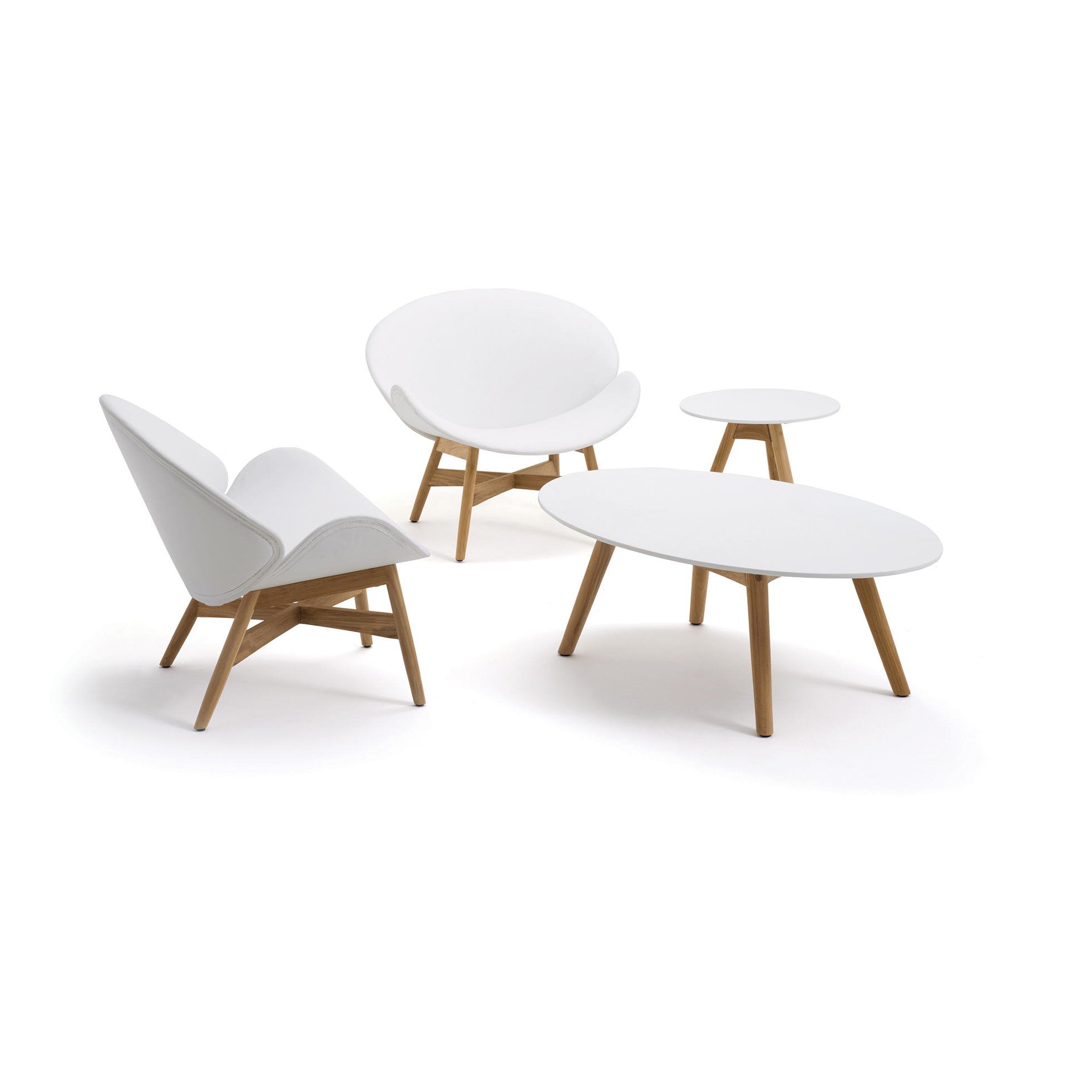 Gloster Dansk 20" Stone Round Side Table | AuthenTEAK