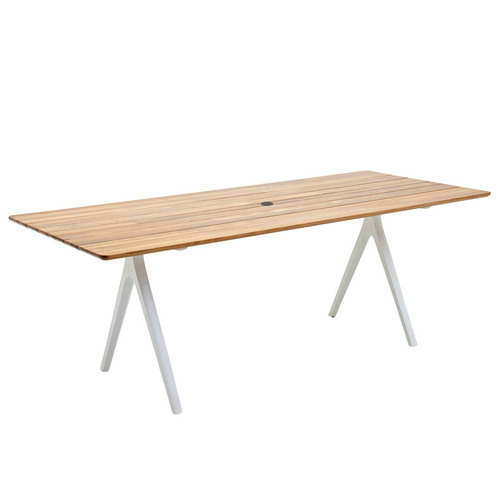 Gloster Split 87" Teak Rectangular Dining Table | AuthenTEAK