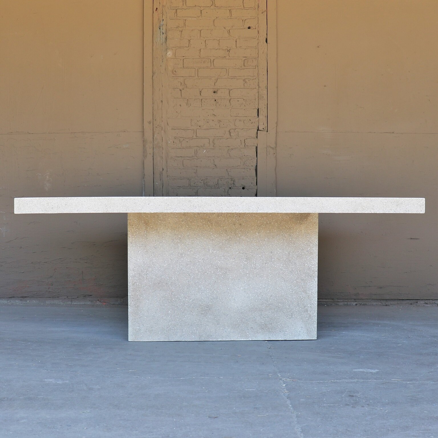 Zachary A. Design Slab 84" Rectangular Dining Table | AuthenTEAK