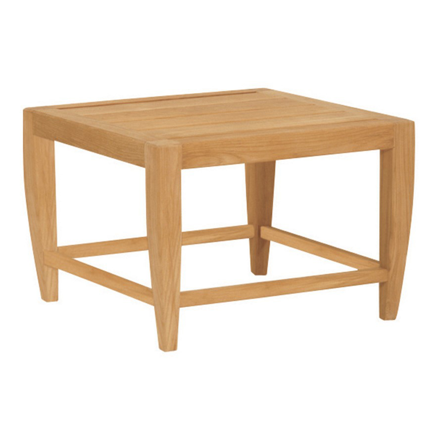 Kingsley Bate Amalfi 22" Teak Square Side Table | AuthenTEAK