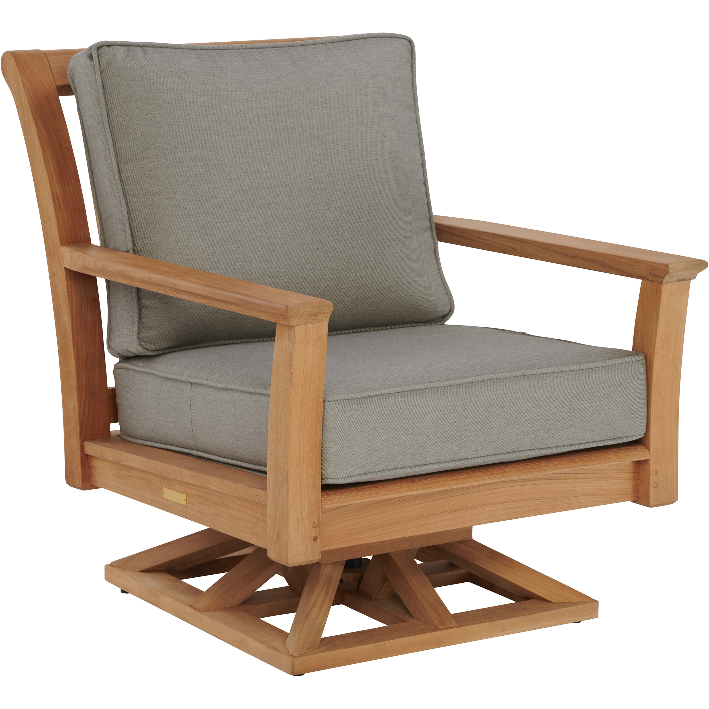 Kingsley Bate Chelsea Teak Swivel Rocker Lounge Chair | AuthenTEAK