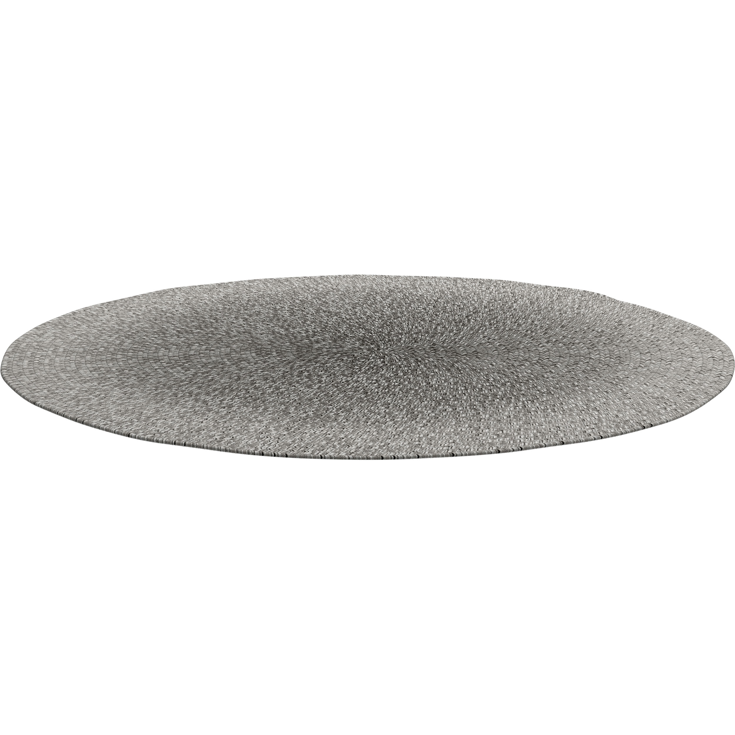Gloster Deco Pewter Braided Round Indoor/Outdoor Rug | AuthenTEAK