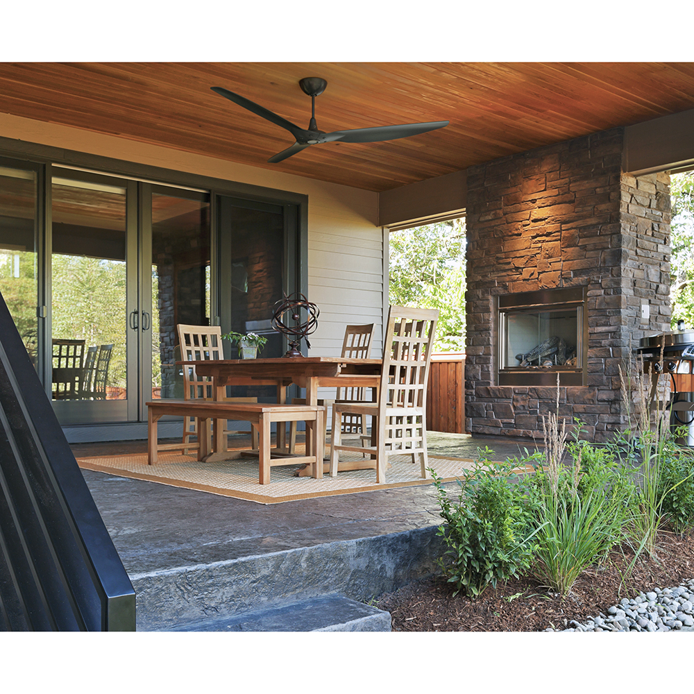 Big Ass Fans Haiku 60" Black Outdoor Ceiling Fan - Universal Mount ...