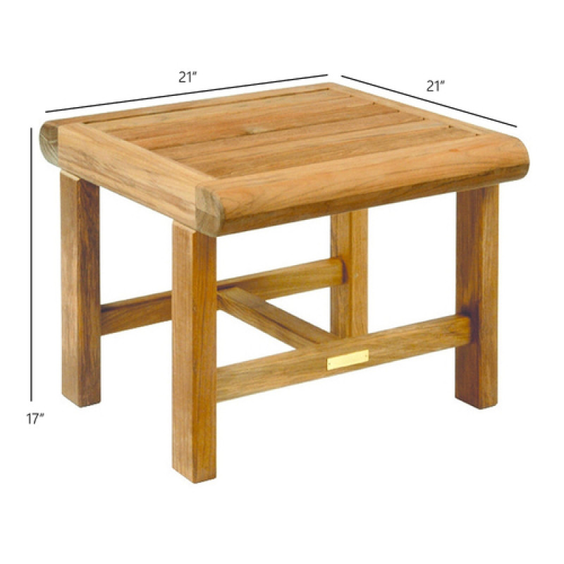 Kingsley Bate Nantucket Side Table | AuthenTEAK