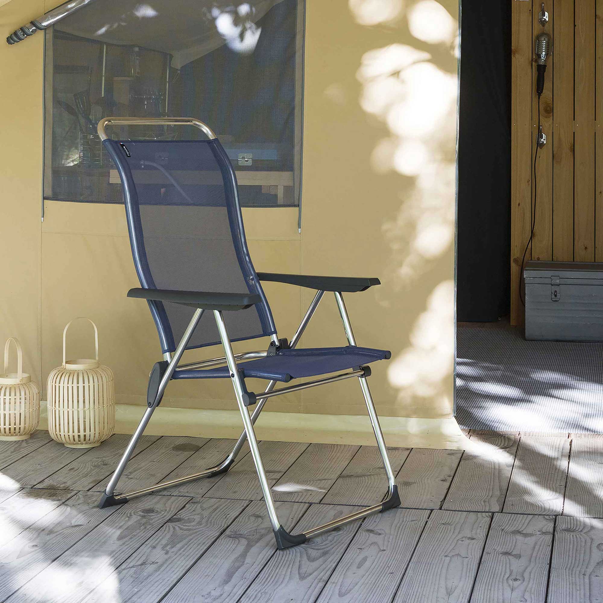 Lafuma Mobilier Alu Cham Reclining Aluminum Armchair | AuthenTEAK