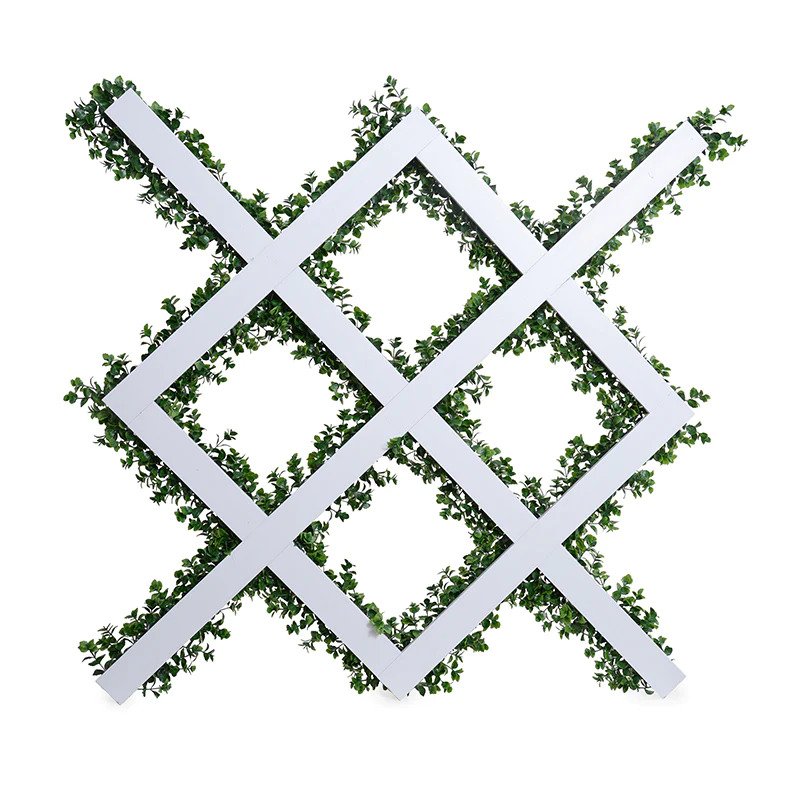 Enduraleaf 42" Faux Pachysandra Garden Trellis | AuthenTEAK