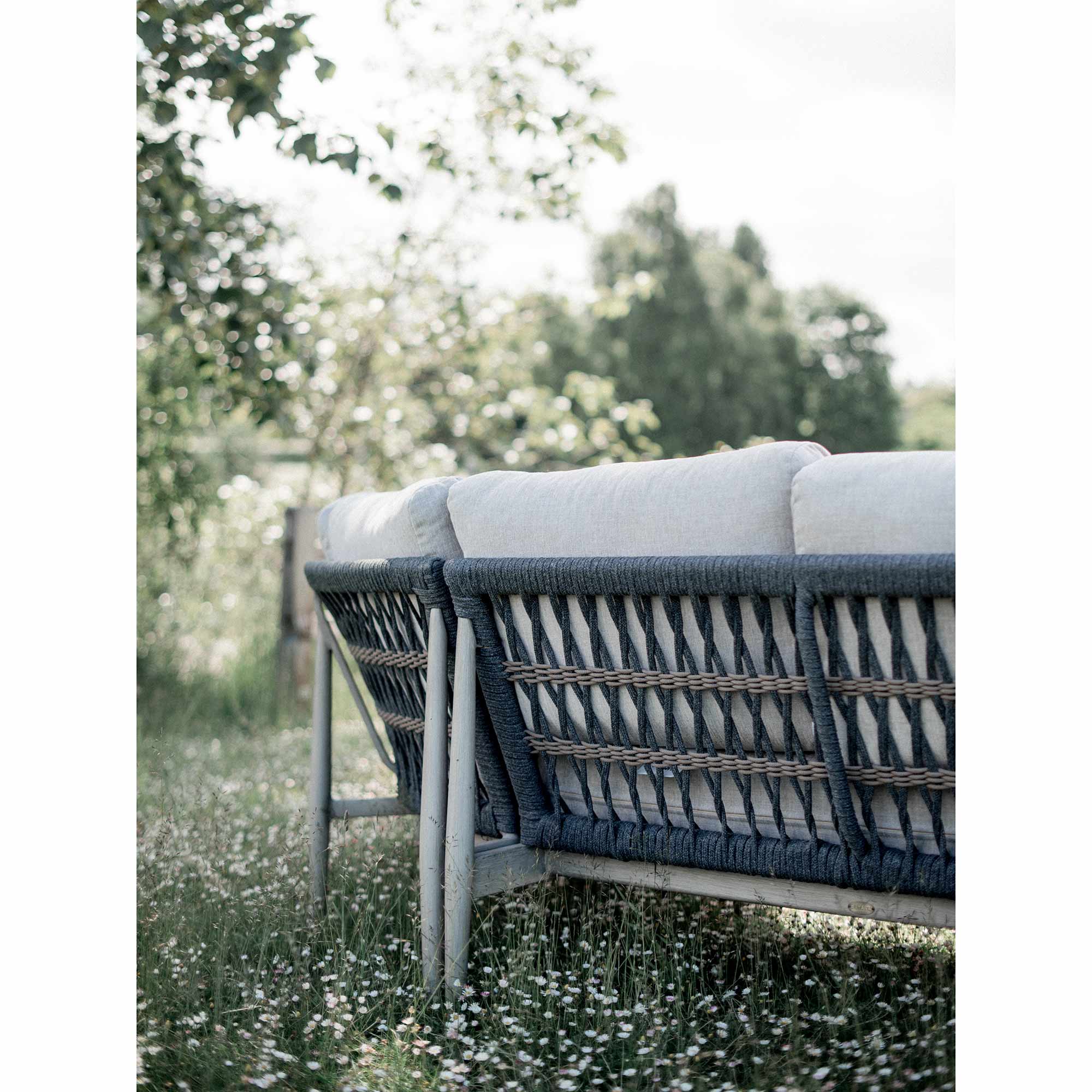 Ratana Coconut Grove Aluminum Right Arm Love Seat Outdoor Sectional ...