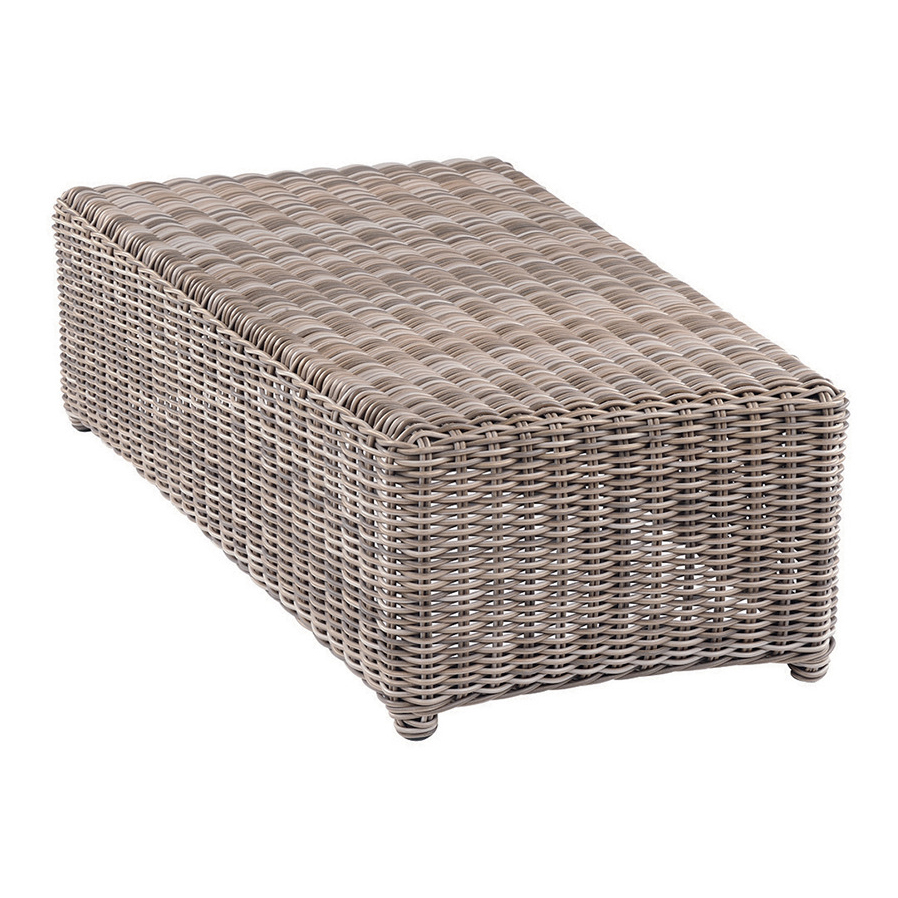 Kingsley Bate Sag Harbor 21.5" Woven Curved Wedge Table | AuthenTEAK