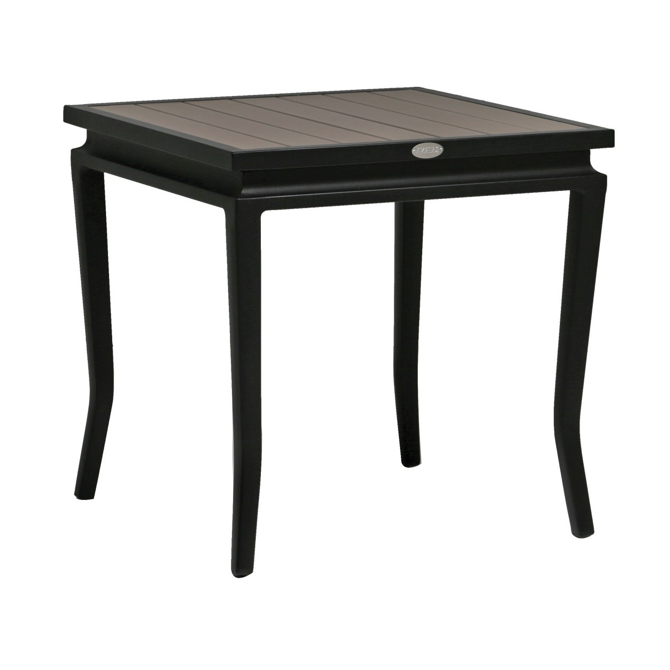 Ratana Copacabana 22" Aluminum Square End Table | AuthenTEAK