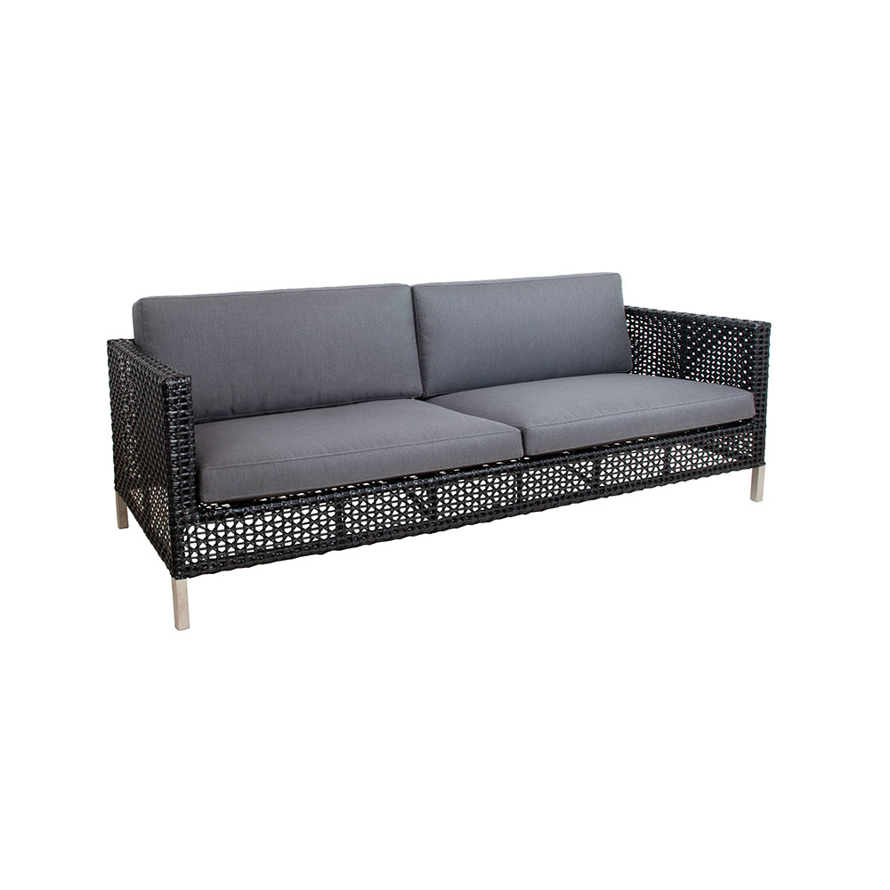 Cane-line Twist/Connect 4-Piece Conversational Outdoor Lounging Set ...