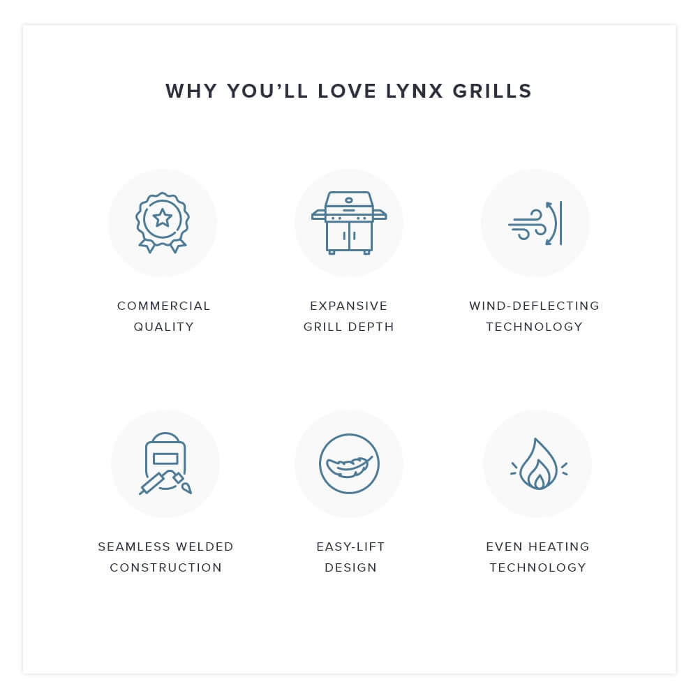 Lynx Grills Sedona 36" Double Doors Outdoor Kitchen Cabinet | AuthenTEAK