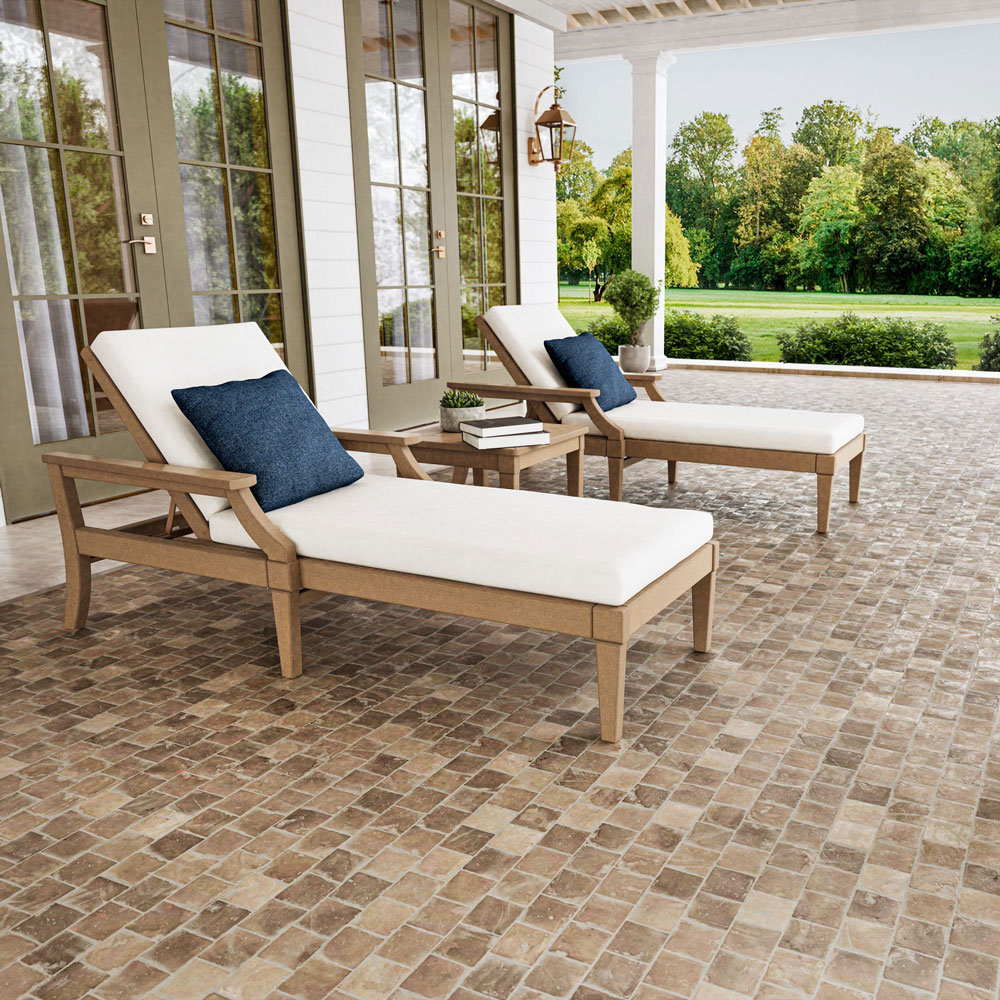 Polywood Estate 3-Piece Chaise Lounge Set | AuthenTEAK