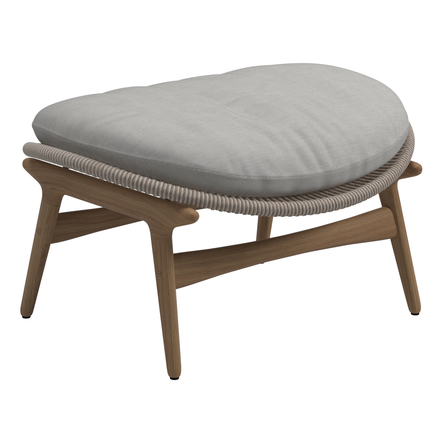 Gloster Bora Teak Ottoman | AuthenTEAK
