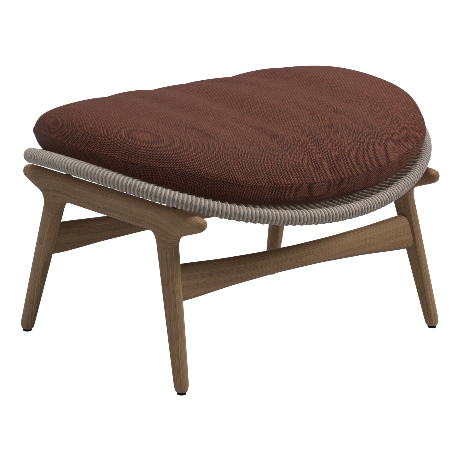 Gloster Bora Teak Ottoman | AuthenTEAK