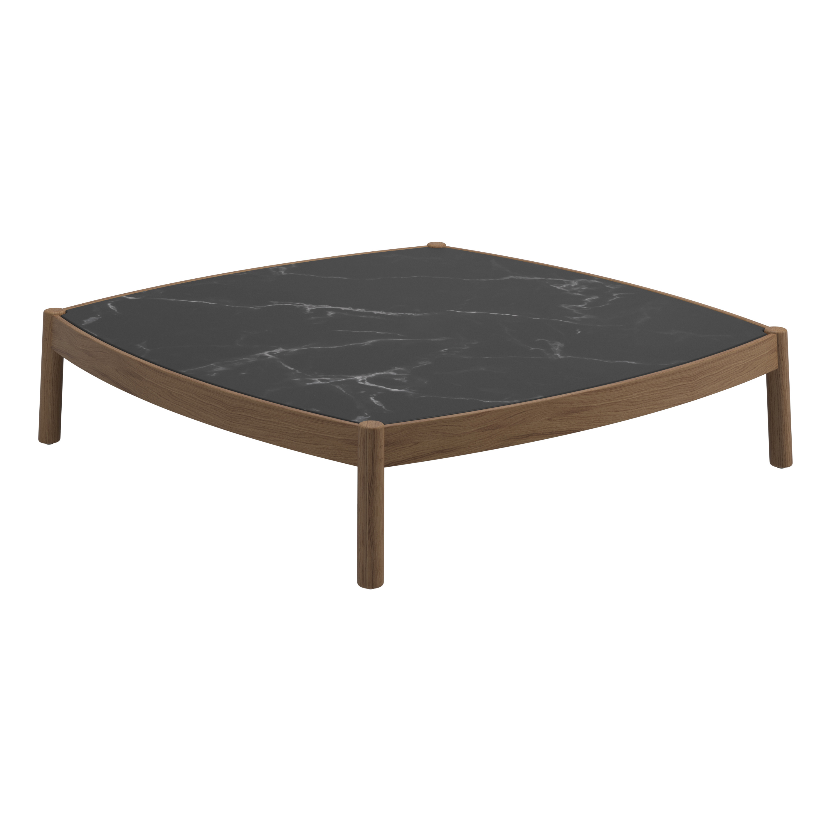 Gloster Haven 47" Teak Square Low Coffee Table | AuthenTEAK