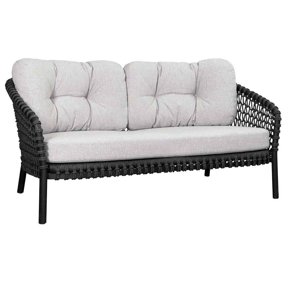Cane-line Ocean Soft Rope Large 2-Seater Sofa | AuthenTEAK