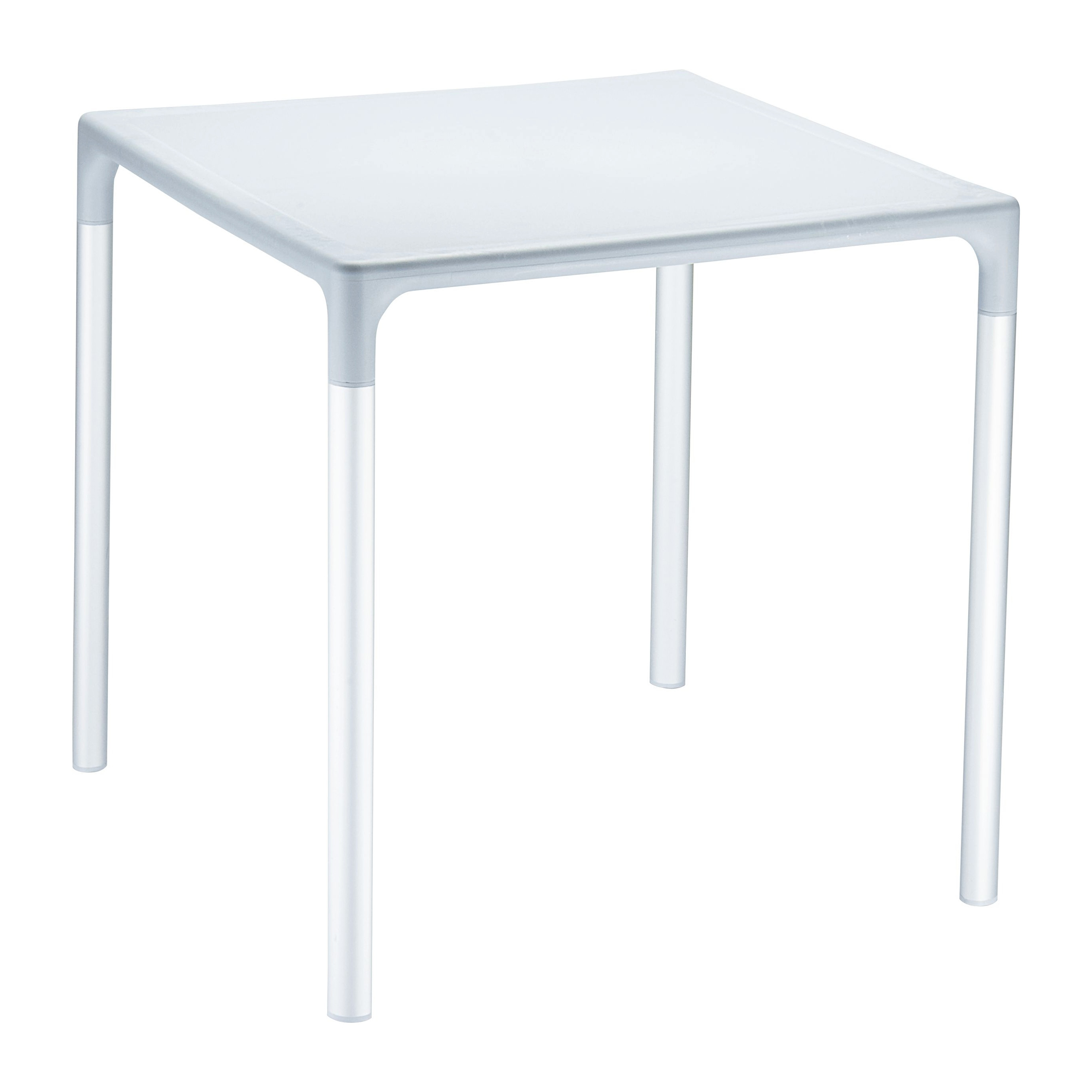 Compamia Mango 28" Aluminum Square Dining Table | AuthenTEAK