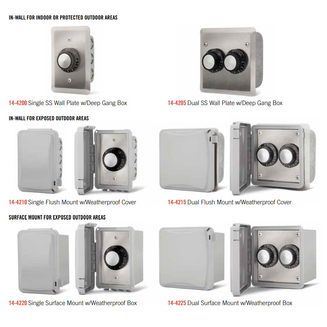 Infratech Single INF Input Regulator with Wall Plate & Gang Box ...