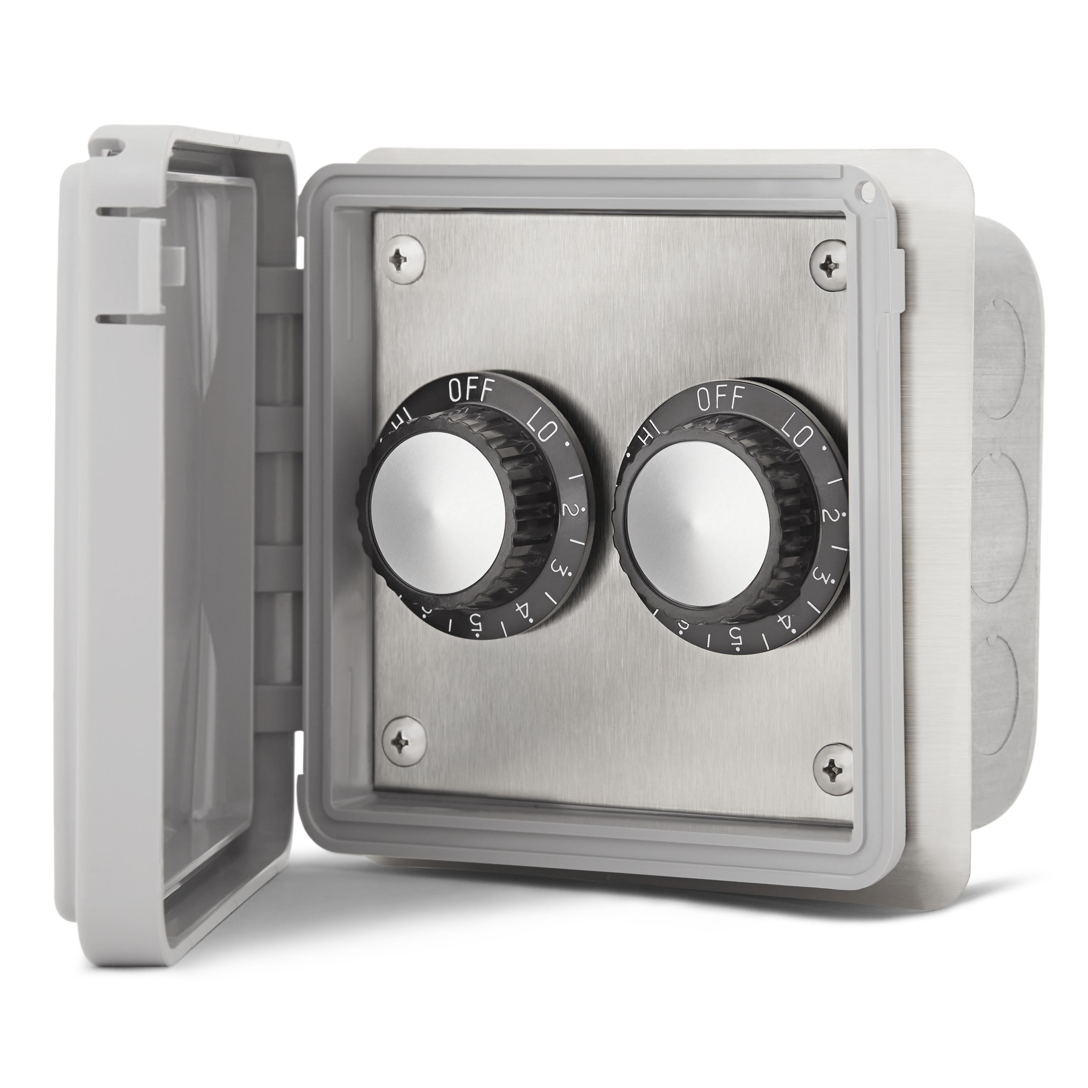 Infratech Dual INF Input Regulator with Flush Mount & Gang Box | AuthenTEAK