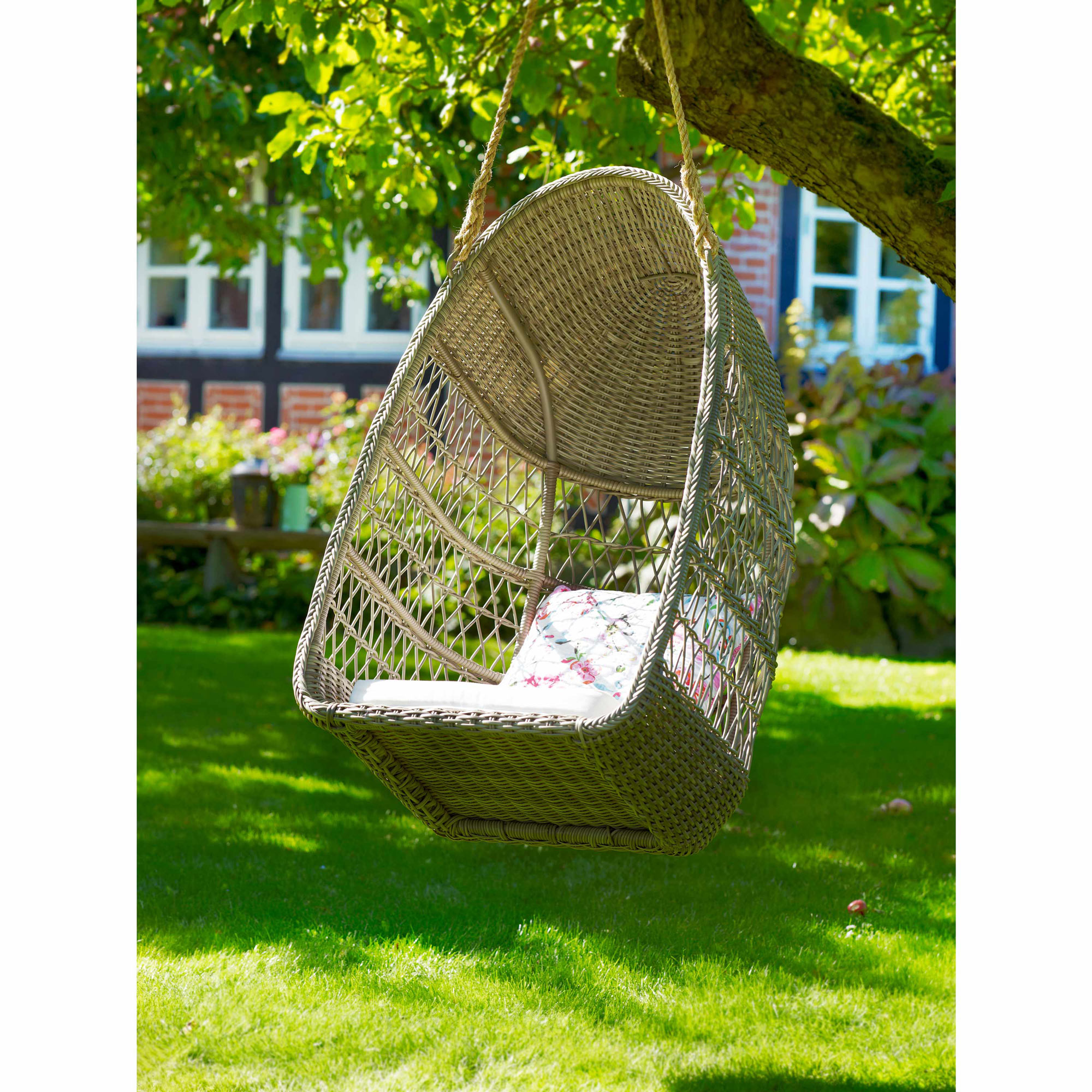 Sika Design Georgia Garden Evelyn Woven Hanging Chair | AuthenTEAK