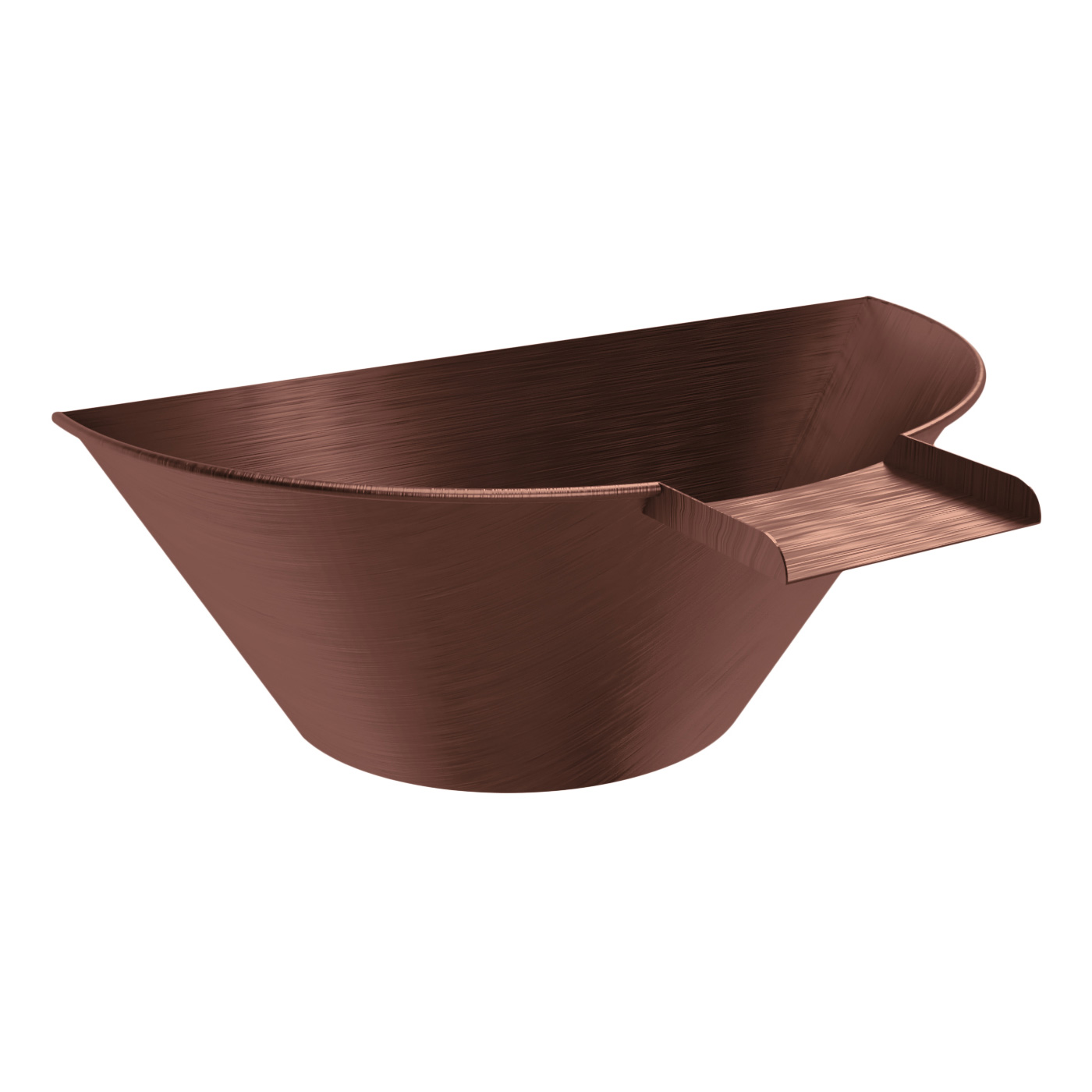 The Outdoor Plus Cazo Water Bowl Wall-Mounted Scupper - 24" | AuthenTEAK