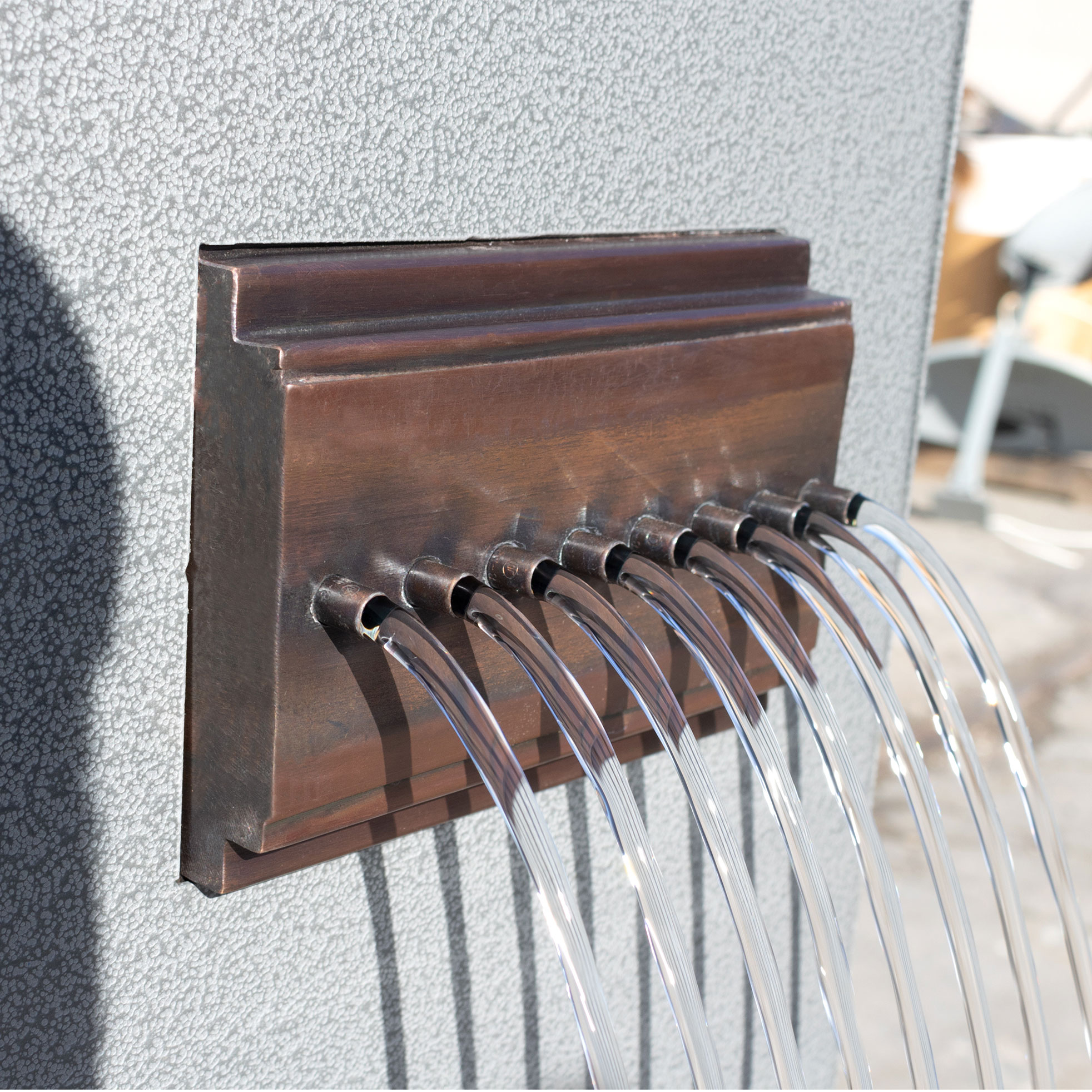 The Outdoor Plus Rain Fall Style Scupper - 24" | AuthenTEAK