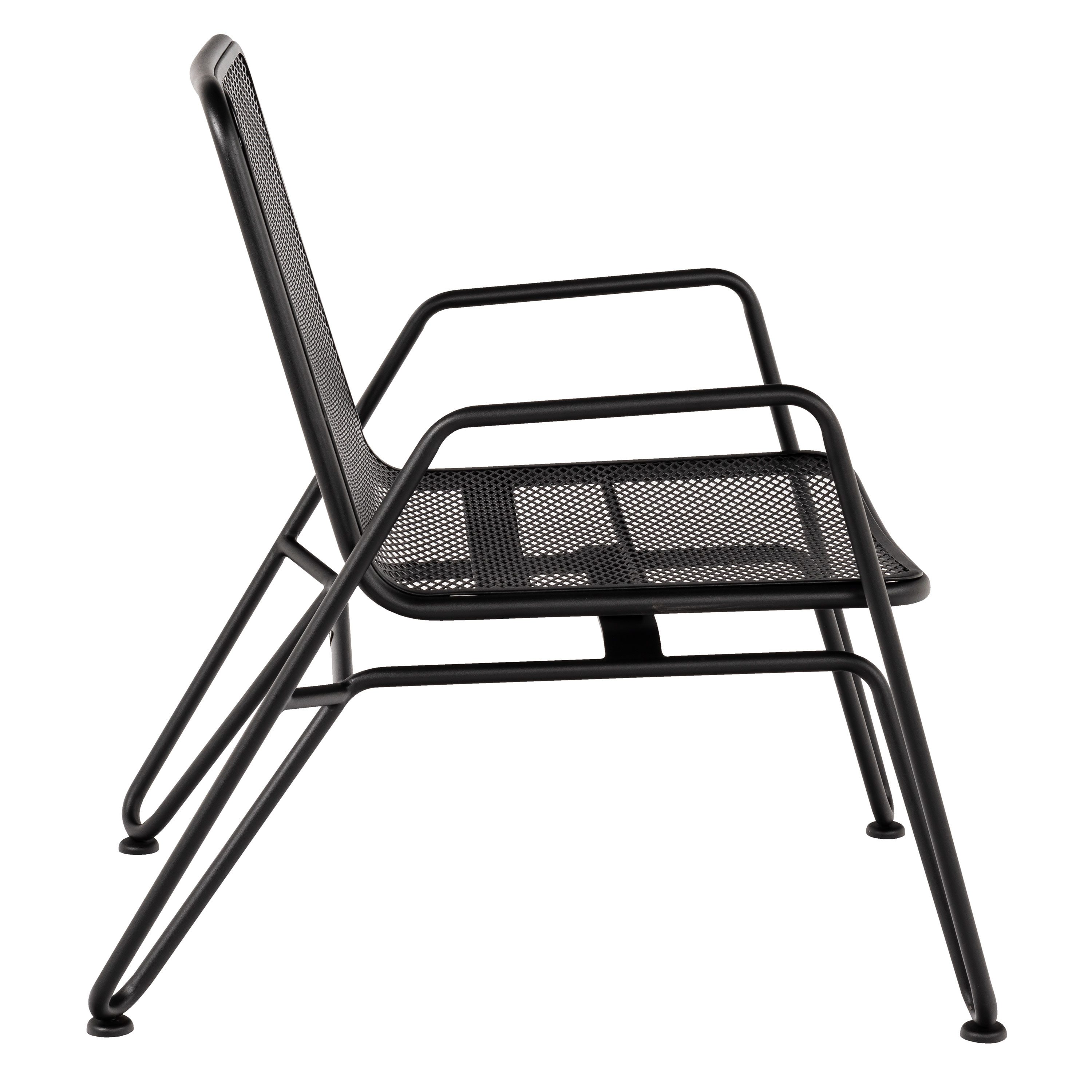Woodard Turner Iron Spring Lounge Chair | AuthenTEAK