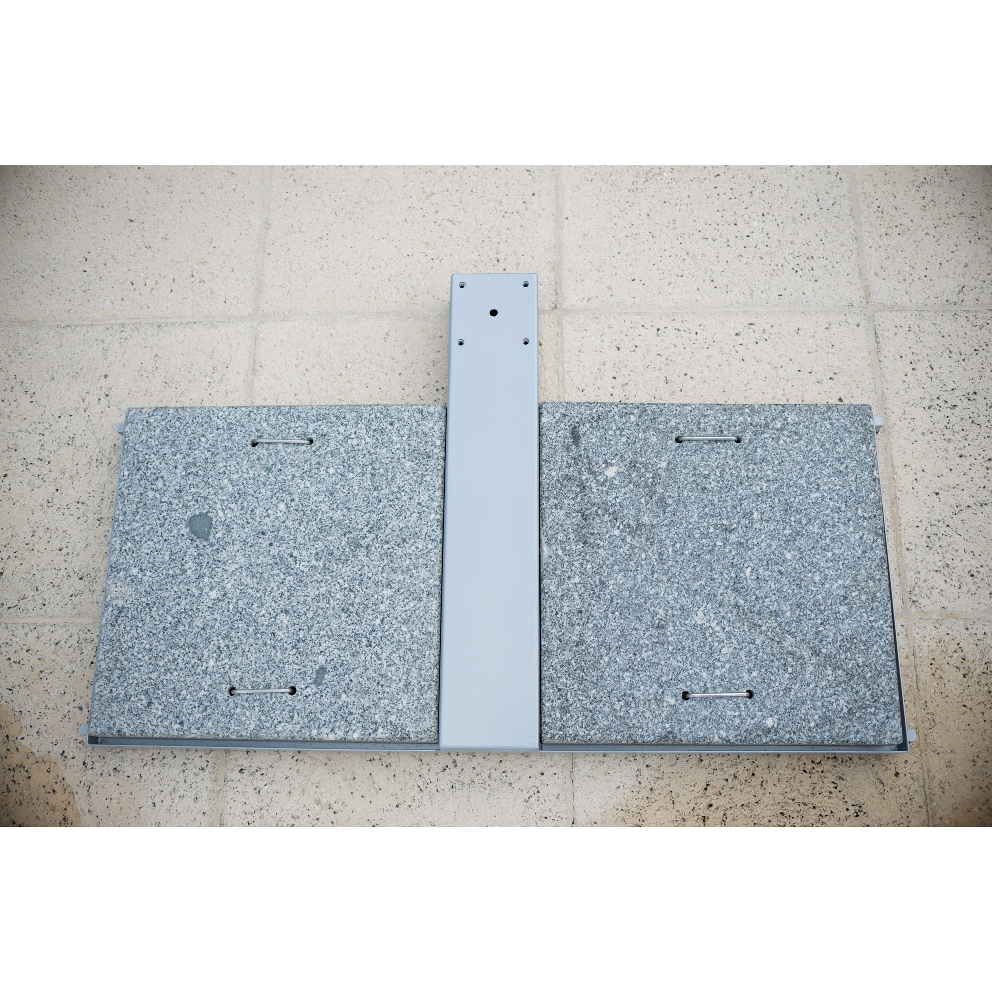 Bambrella Side Wind Hurricane 310 lbs. Cantilever Umbrella Base System ...