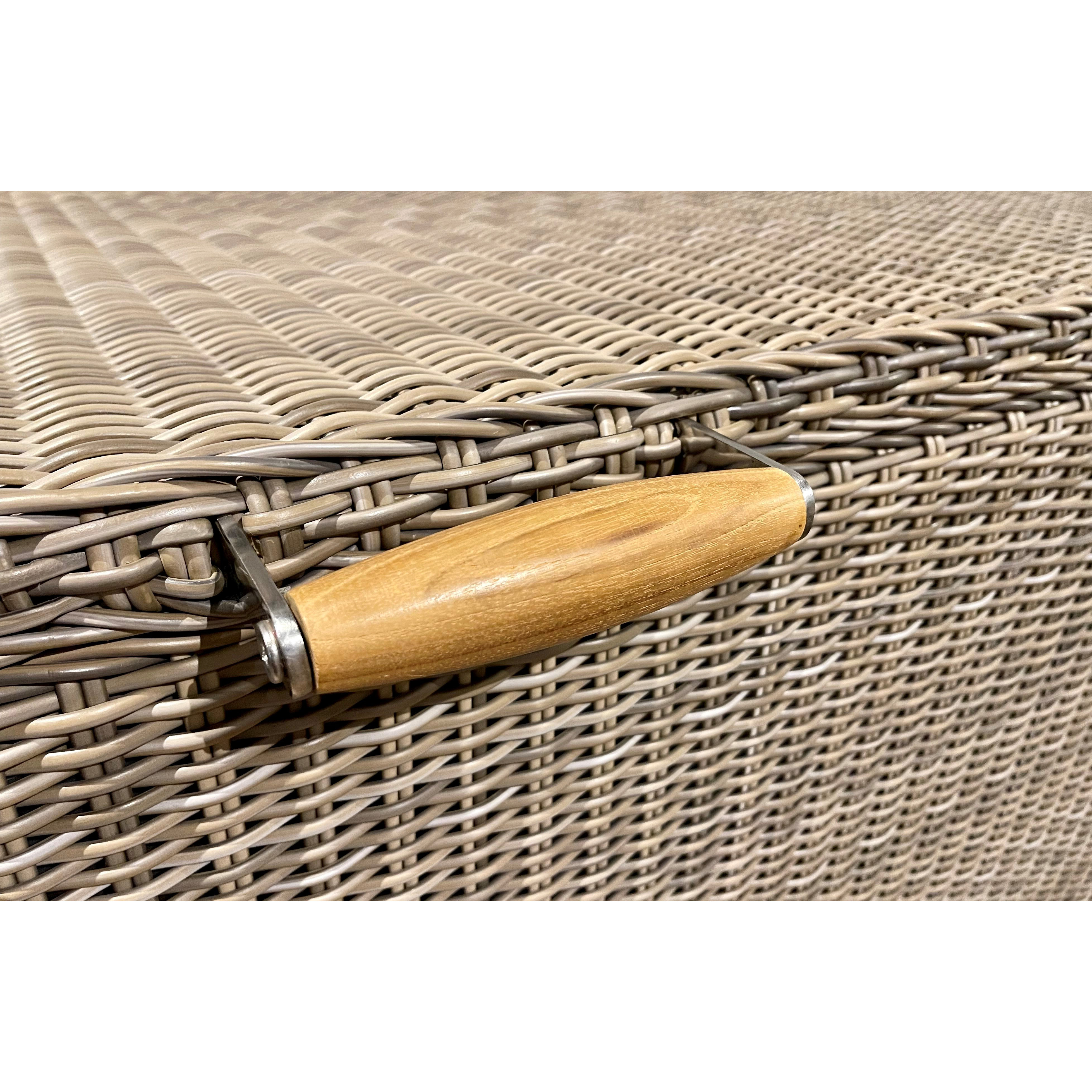 Kingsley Bate Sag Harbor 60" Woven Outdoor Storage Box | AuthenTEAK