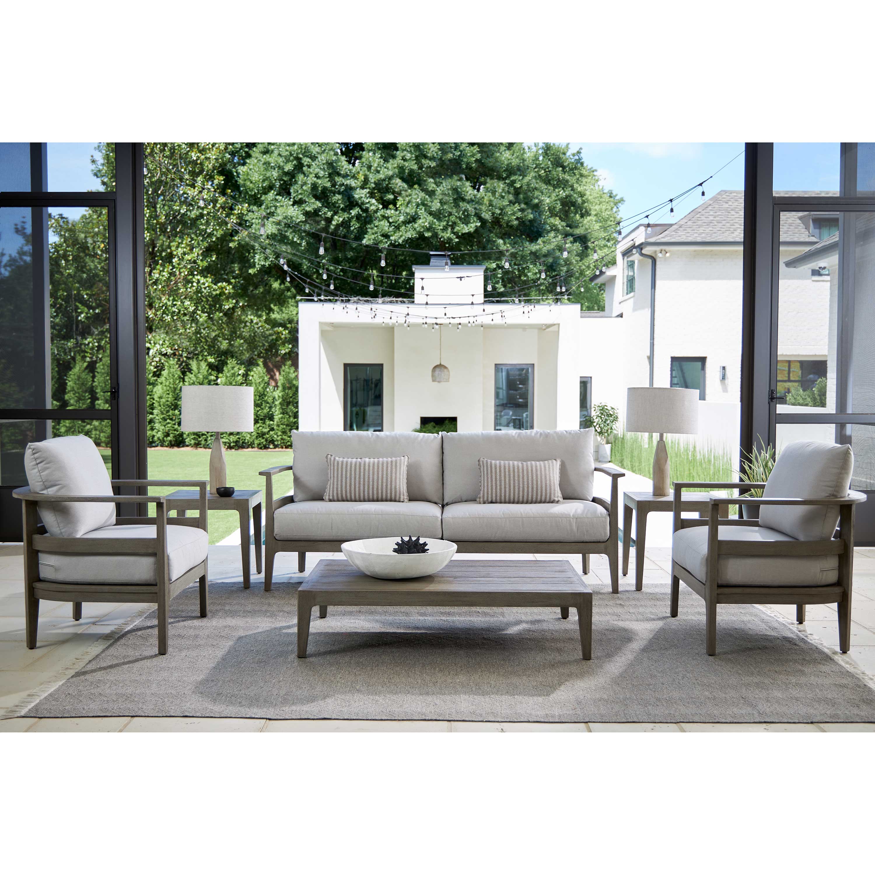 Lane Venture Avila 48" Teak Rectangular Cocktail Table | AuthenTEAK