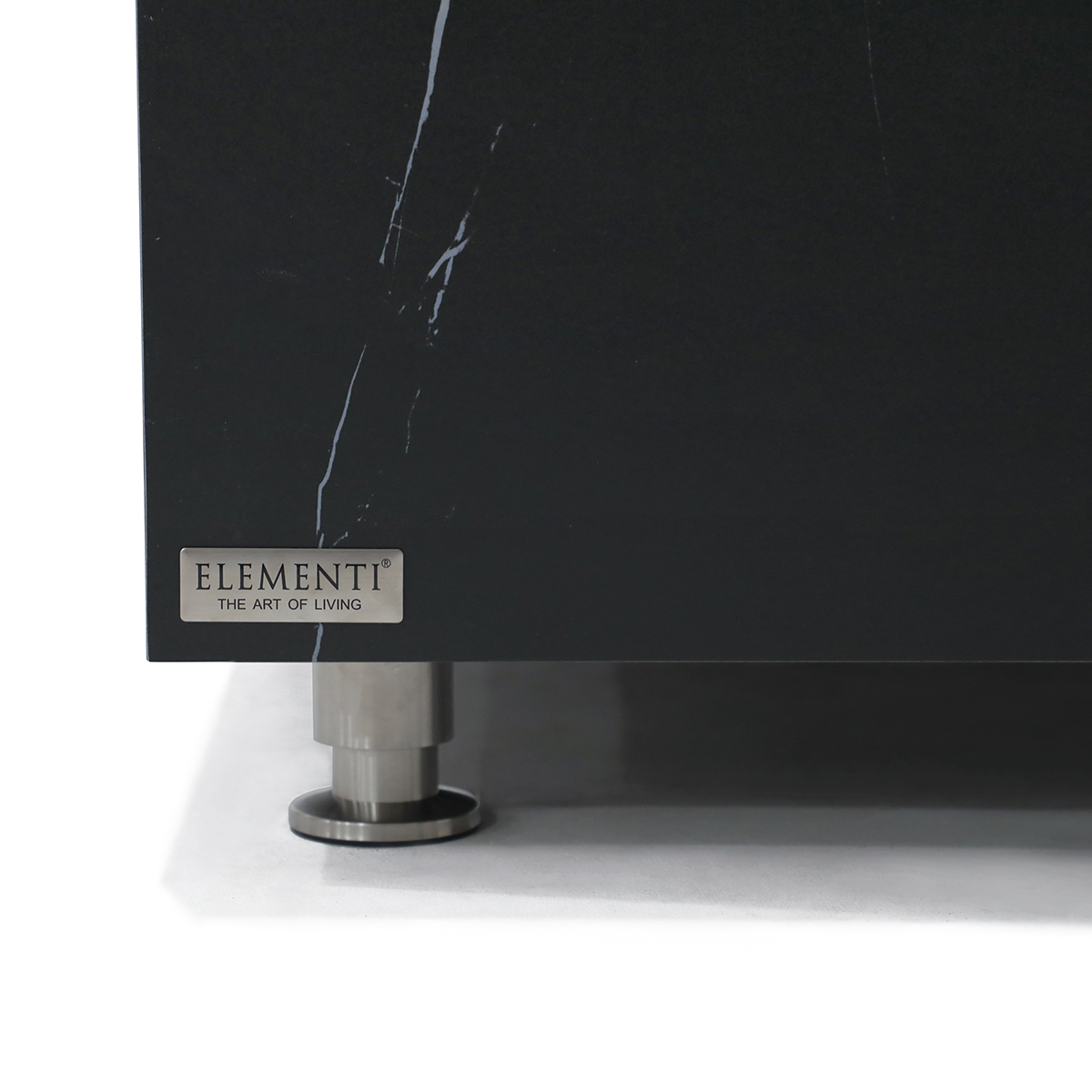 Elementi Home Sofia 46" Marble Porcelain Square Coffee Table | AuthenTEAK