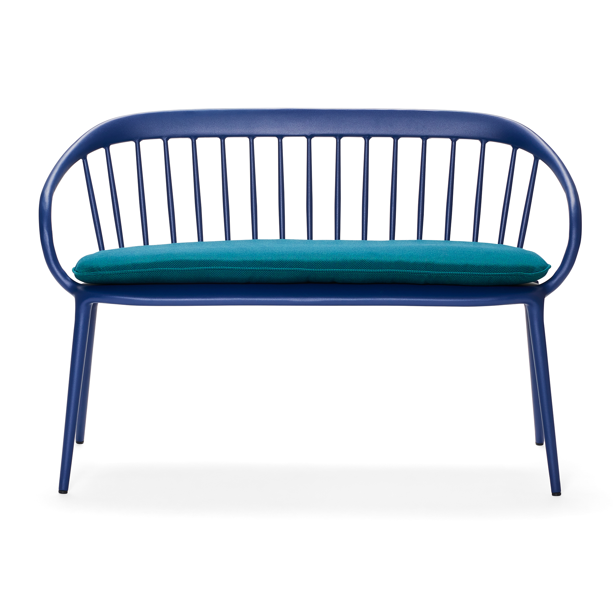 Woodard Windsor Stacking 48.5" Aluminum Bench | AuthenTEAK