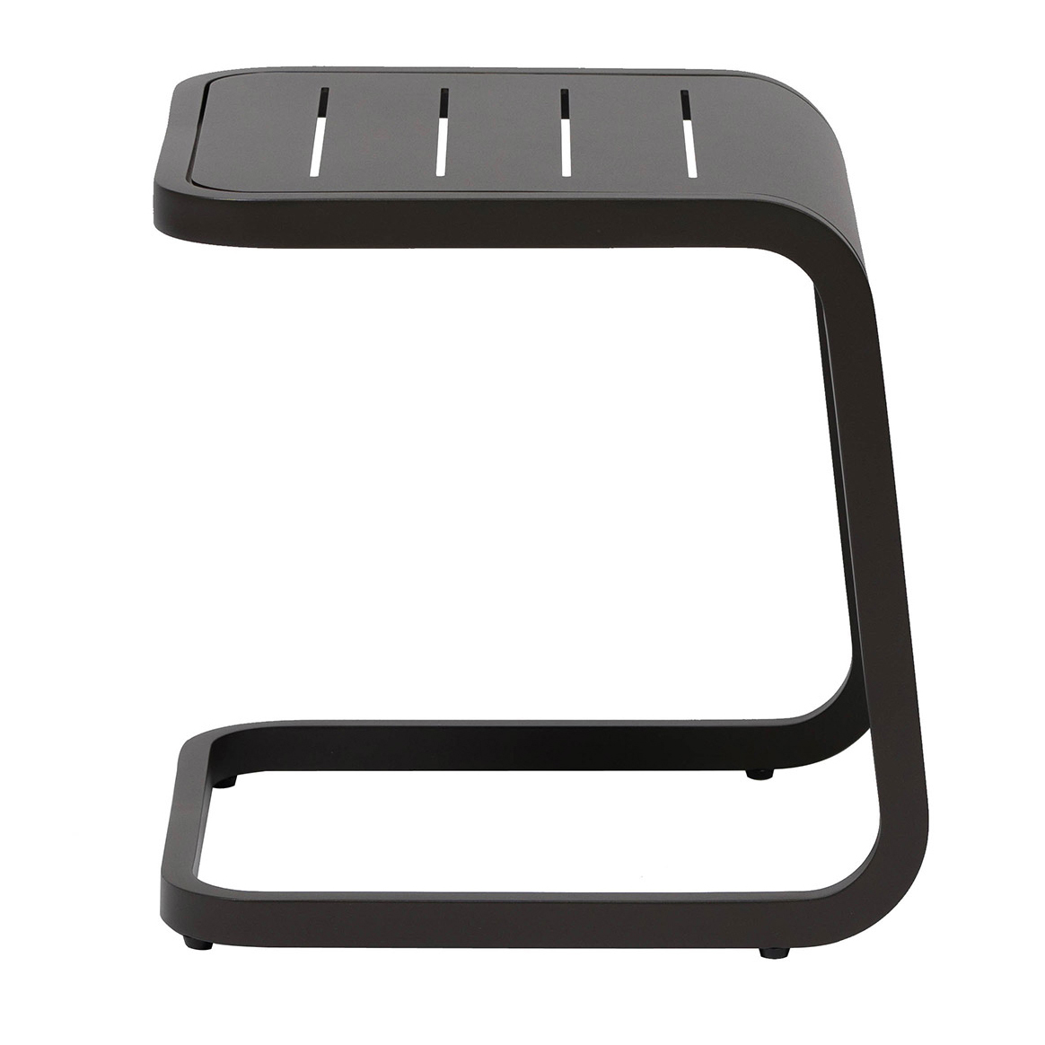 Ratana Alassio 18" Aluminum Rectangular Side Table | AuthenTEAK