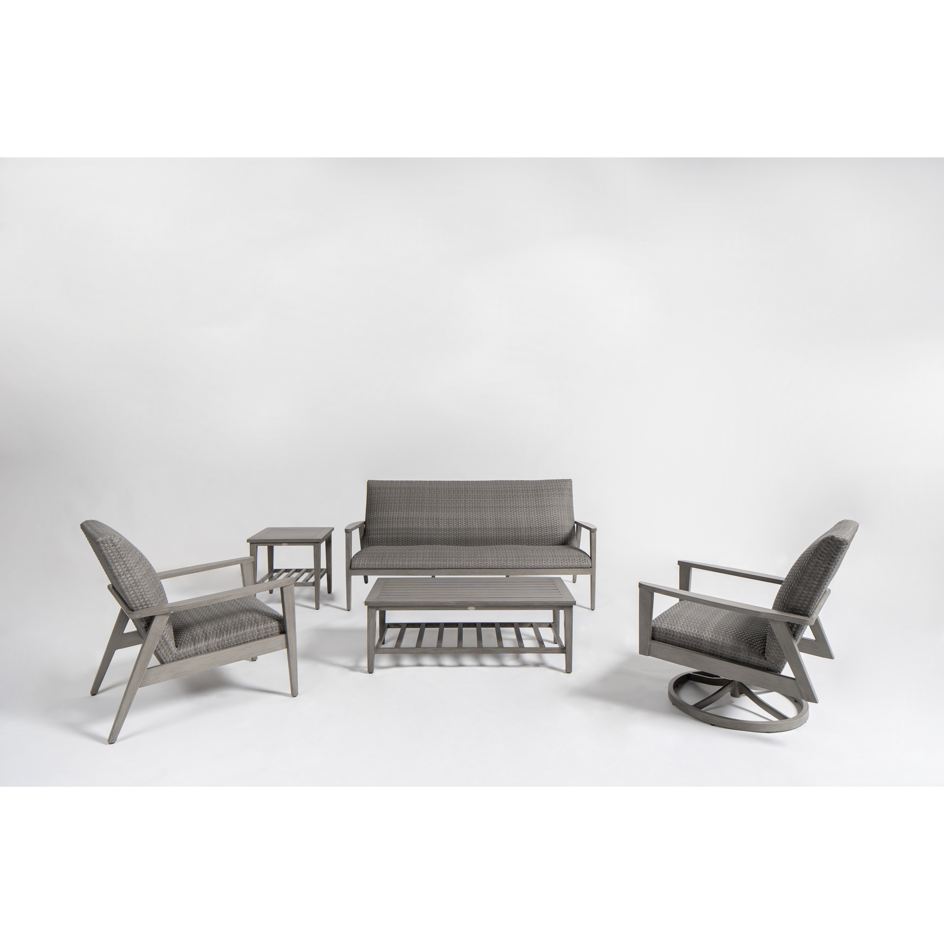 Ratana Cabo San Lucas Woven Swivel Rocker | AuthenTEAK