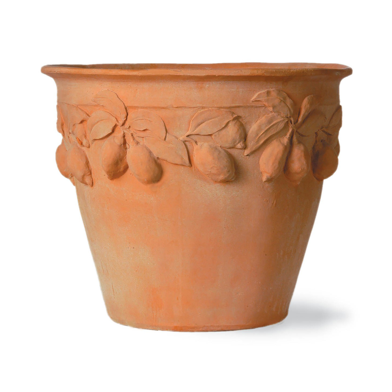 Capital Garden Citrus 22" Round Fiberglass Planter Pot | AuthenTEAK