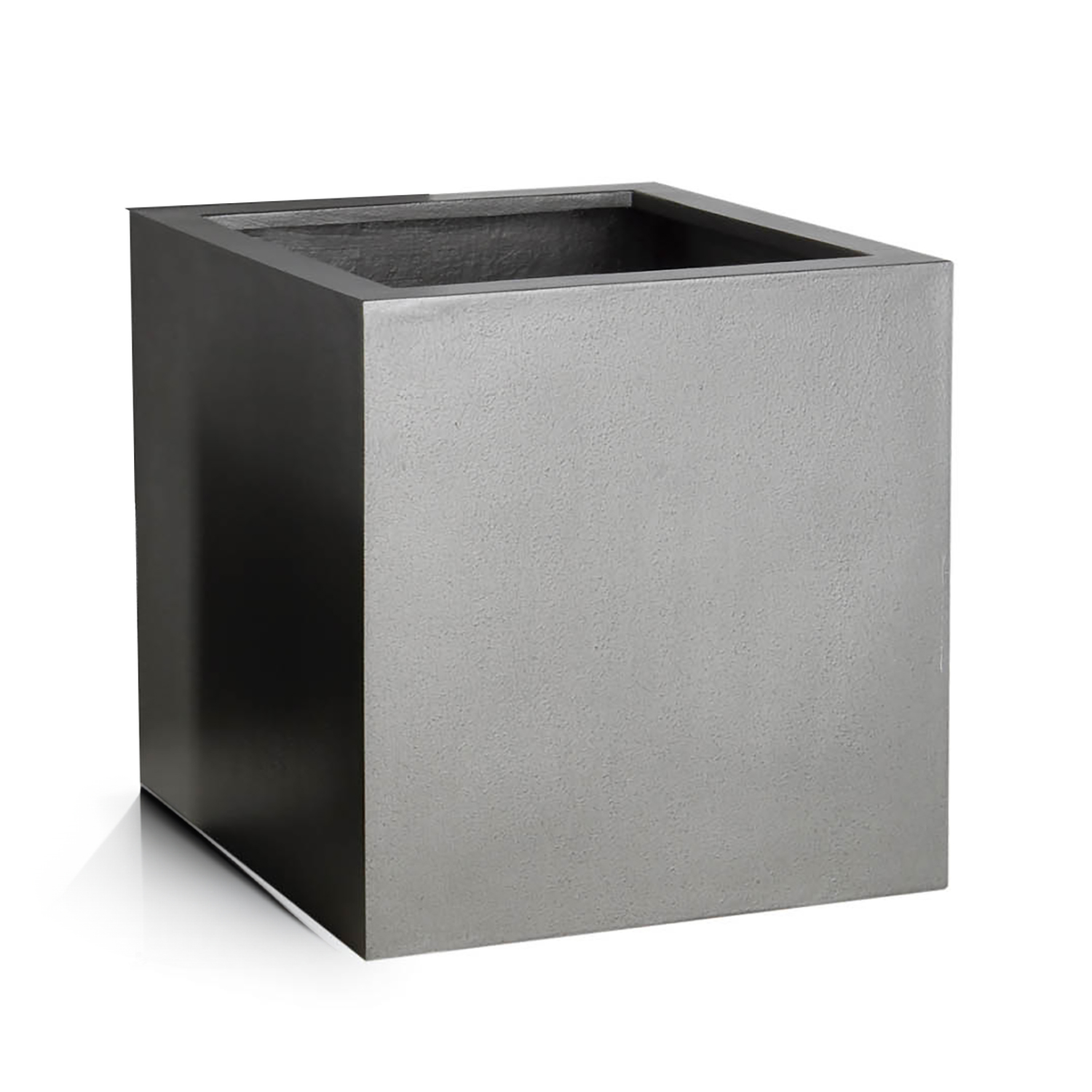 Capital Garden Geo 15" Cube Fiberglass Box Planter | AuthenTEAK