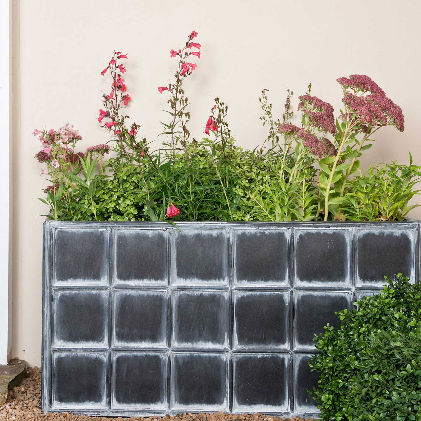 Capital Garden Downing Street 20" x 38" Rectangular Fiberglass Trough ...