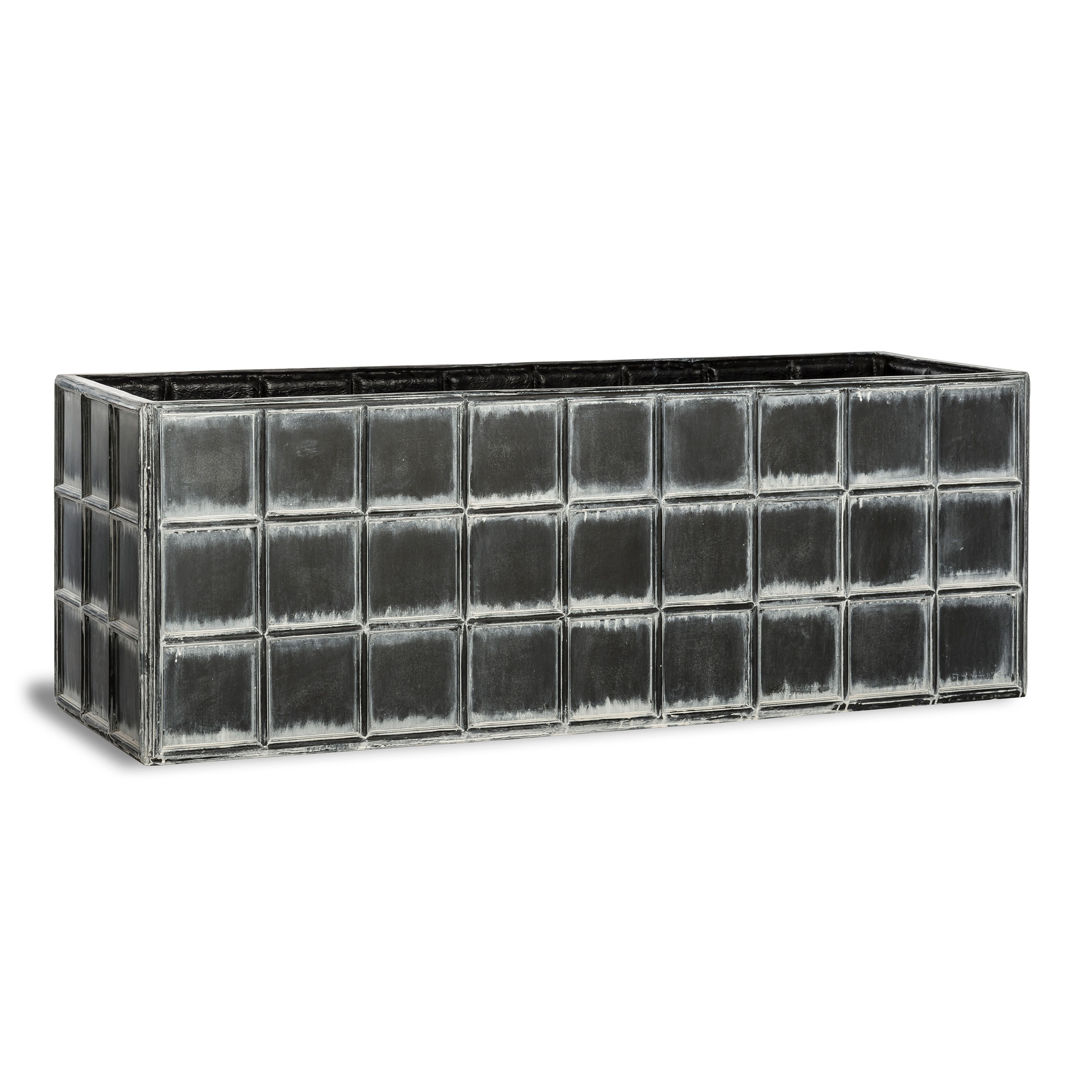 Capital Garden Downing Street 20" x 56" Rectangular Fiberglass Trough ...