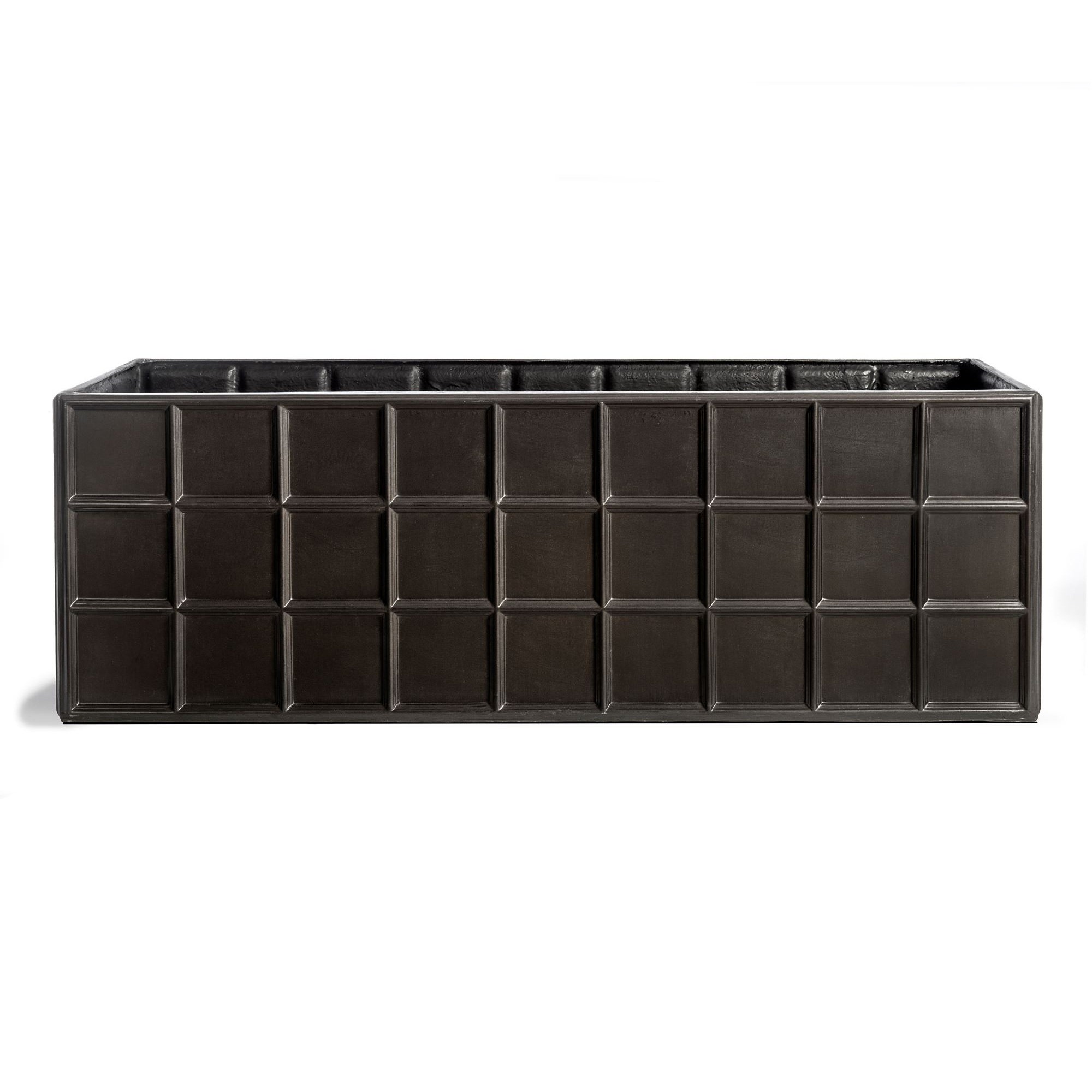 Capital Garden Downing Street 16" x 47" Rectangular Fiberglass Trough ...