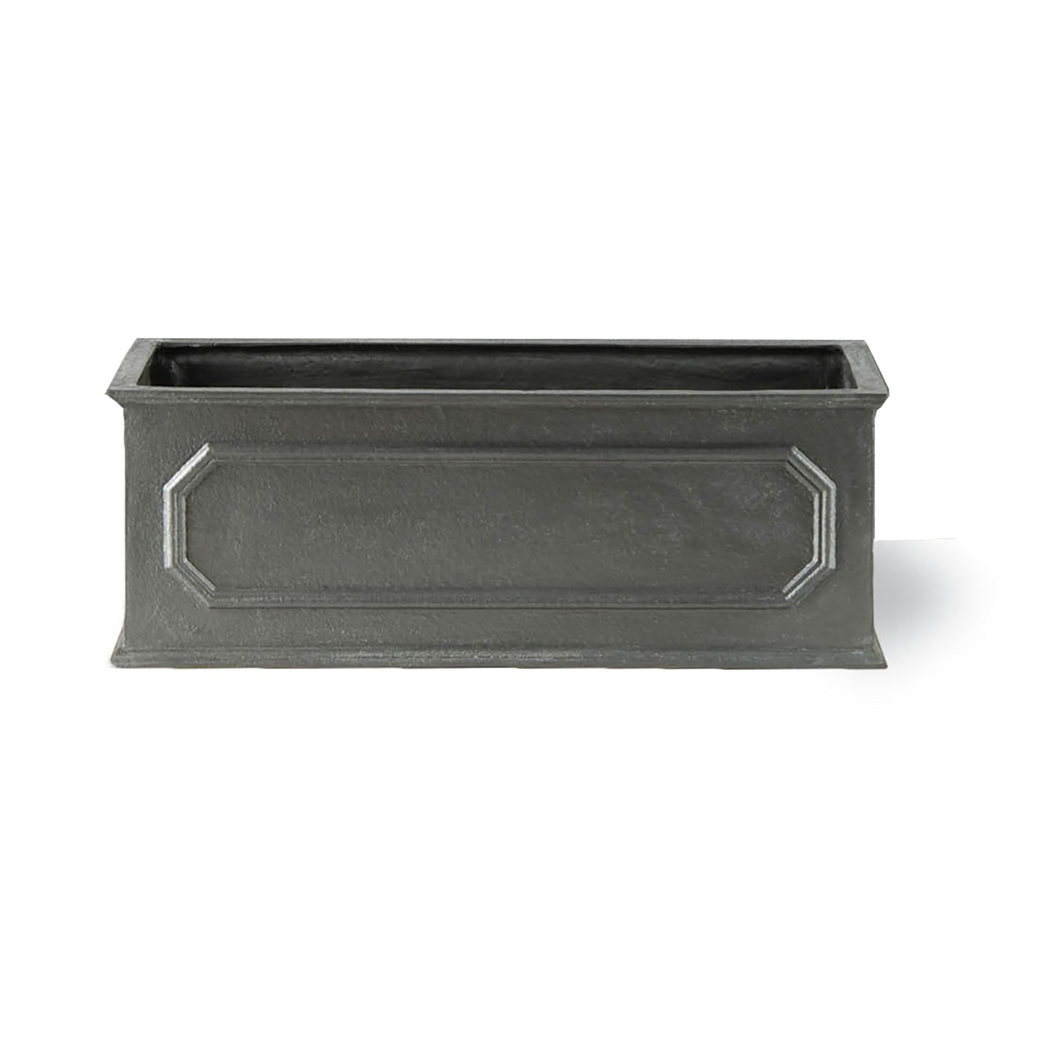 Capital Garden Stuart 16" x 51" Rectangular Fiberglass Trough Planter ...