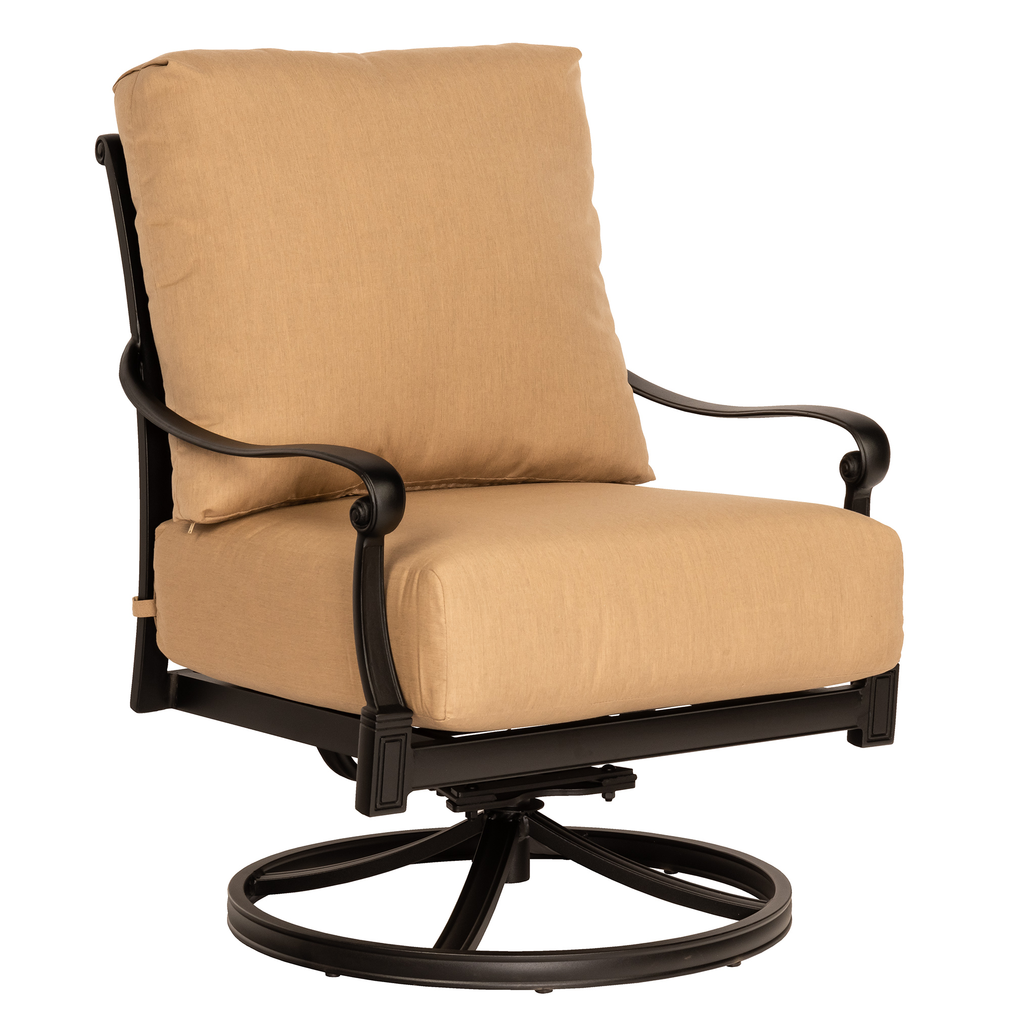 Woodard Wiltshire Aluminum Swivel Rocking Lounge Chair | AuthenTEAK